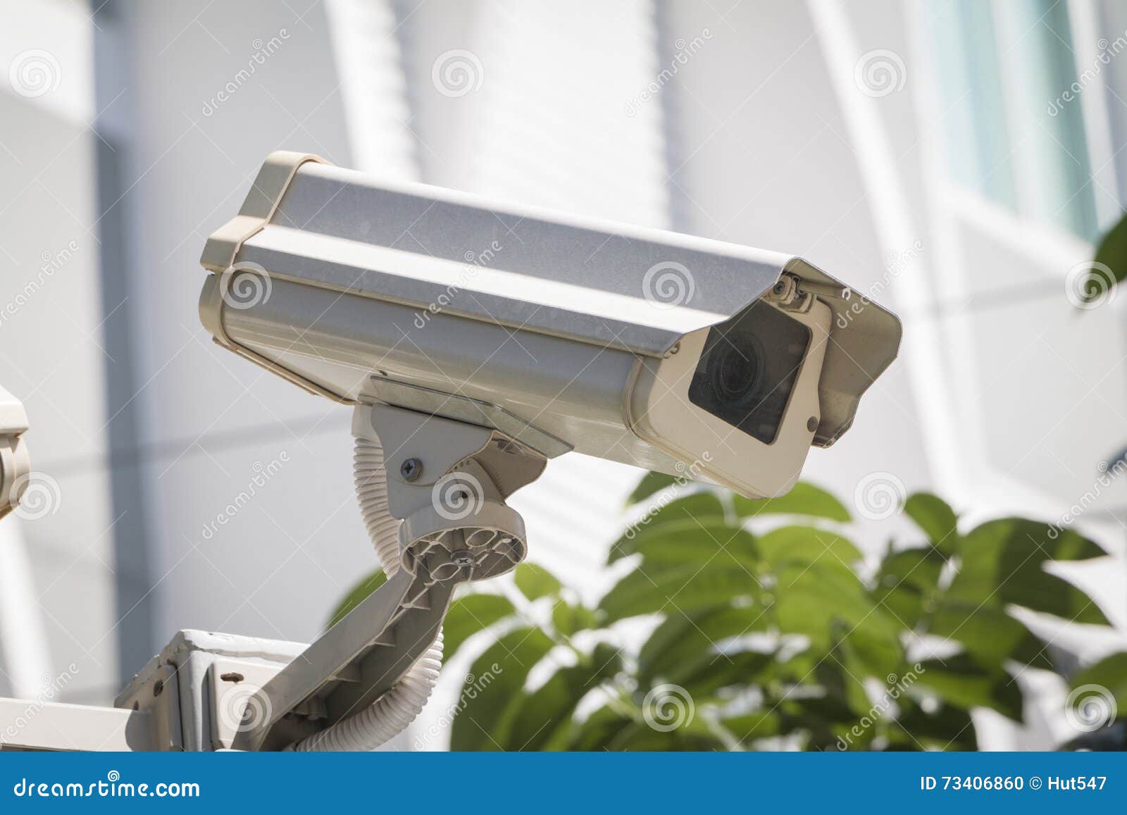 Security Camera Detects the Movement Stock Photo - Image of look ...