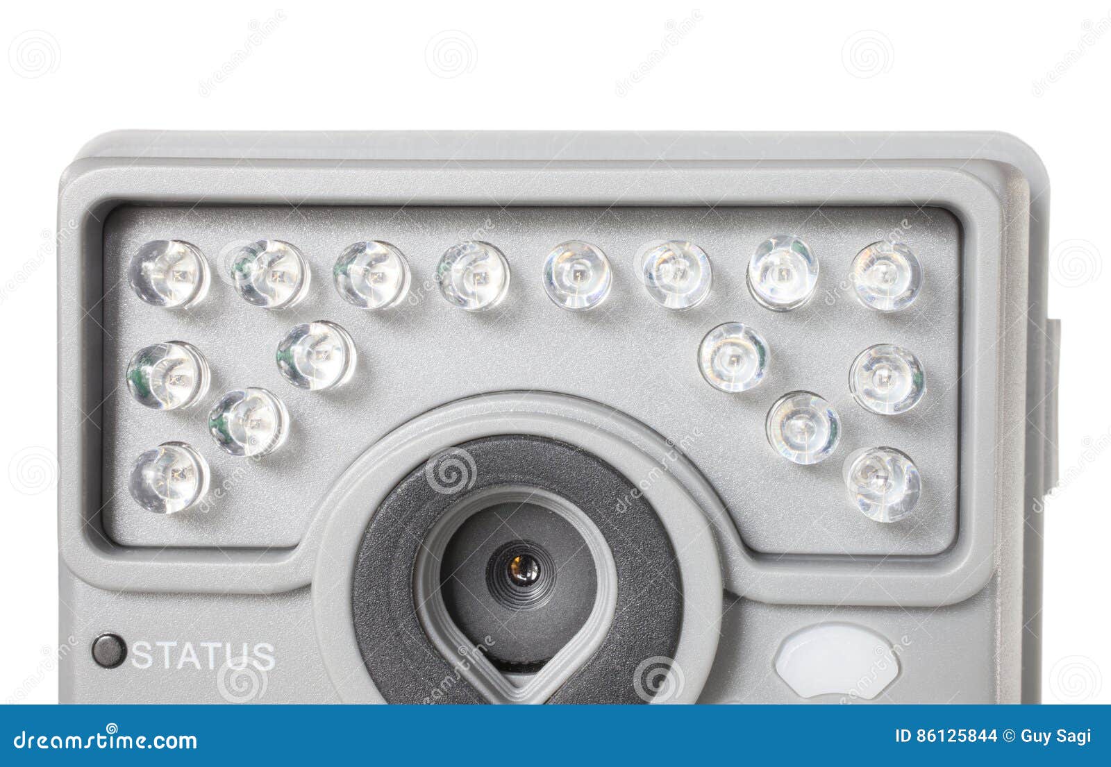 Security camera flash stock photo. Image of lens, black - 86125844