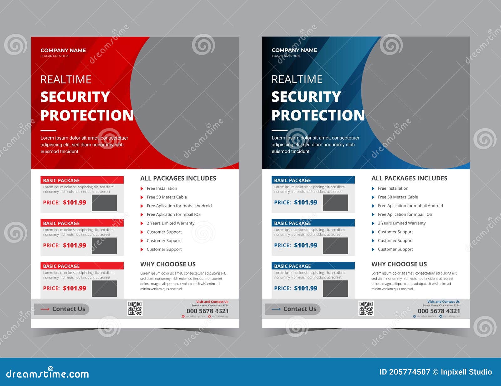 Security Camera Flyer. Cctv Promotion Flyer. Surveillance Camera ...