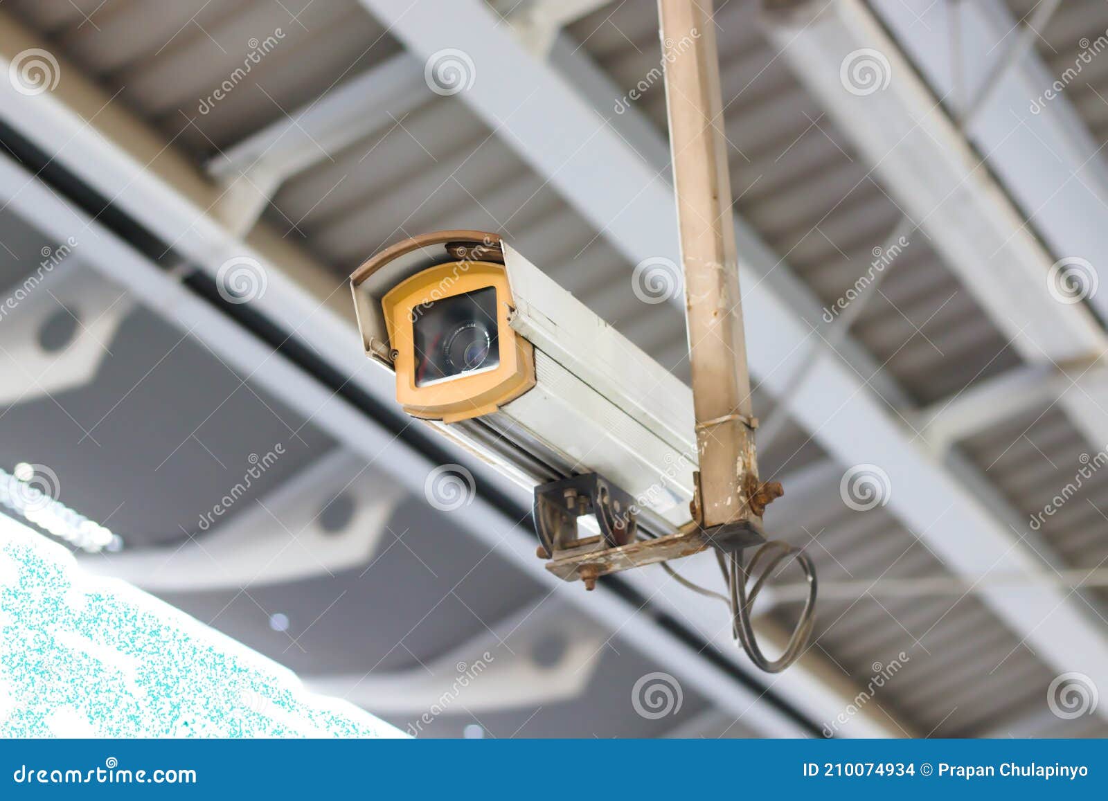 Security Camera. Front Side Stock Photo - Image of guard, camera: 210074934