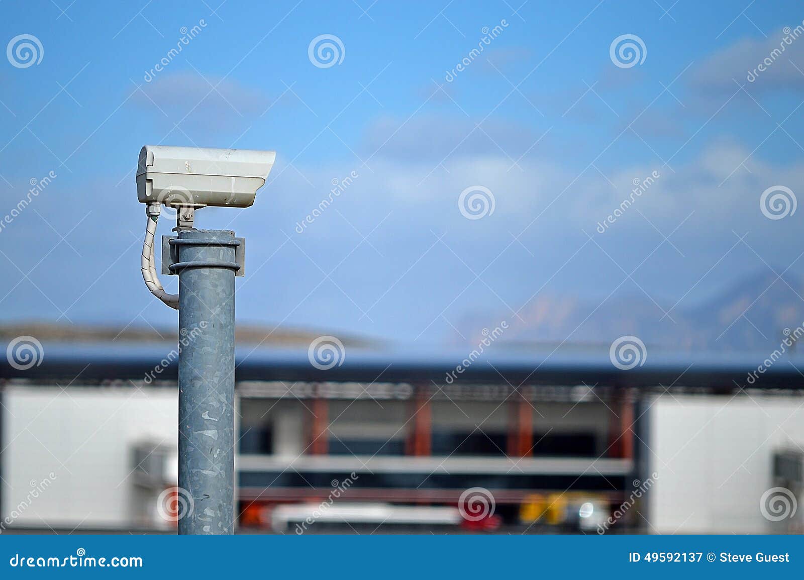 Security Camera Big Brother Stock Image - Image of industry, safety ...