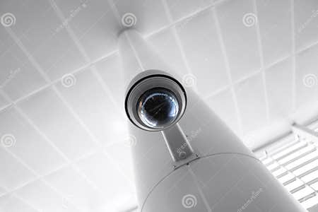 Security Camera in Government Owned Building Stock Image - Image of ...