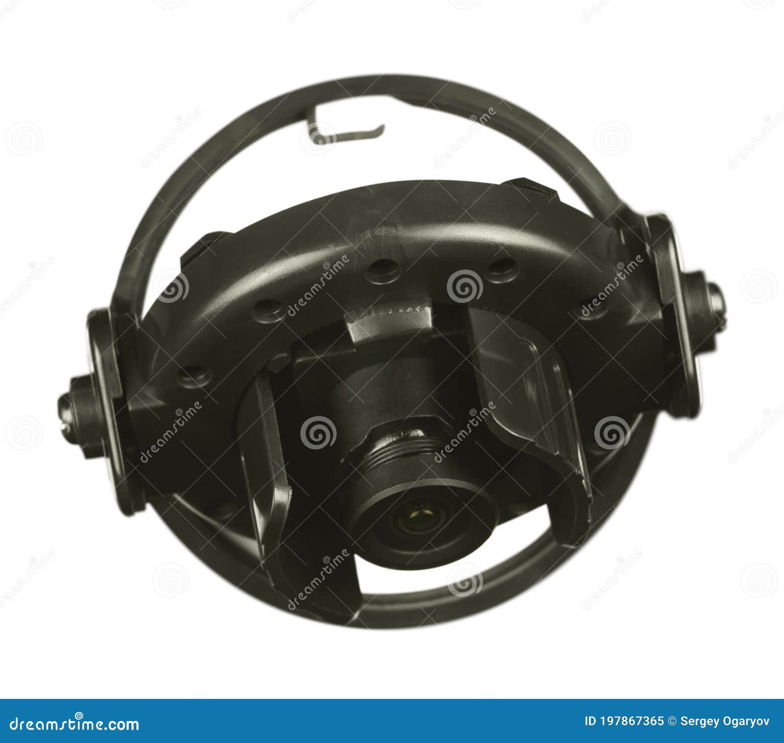 Security Camera for Guarding Stock Image - Image of electronic ...