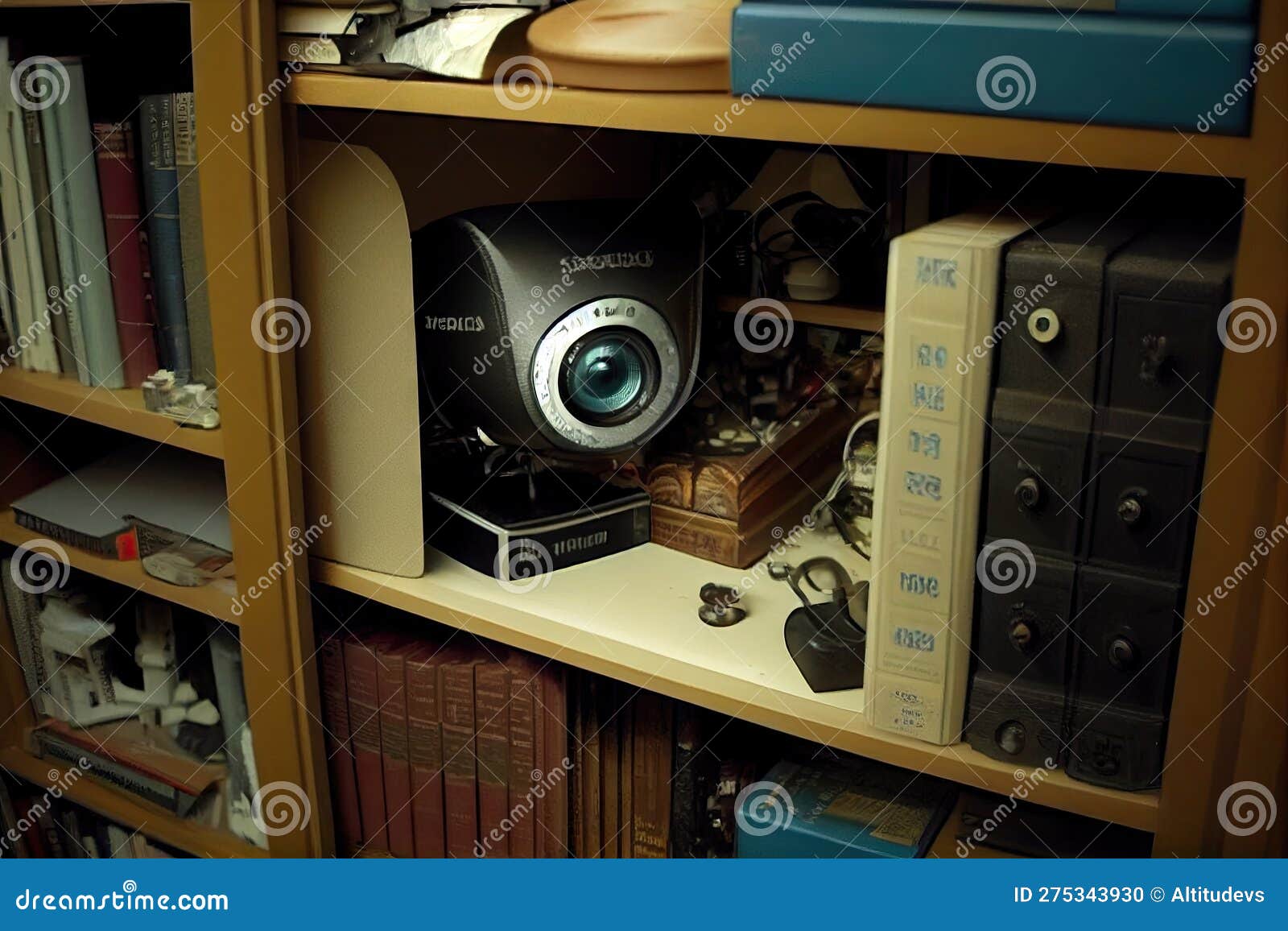 A Security Camera, Hidden in a Bookshelf, Captures Thieves Stealing ...