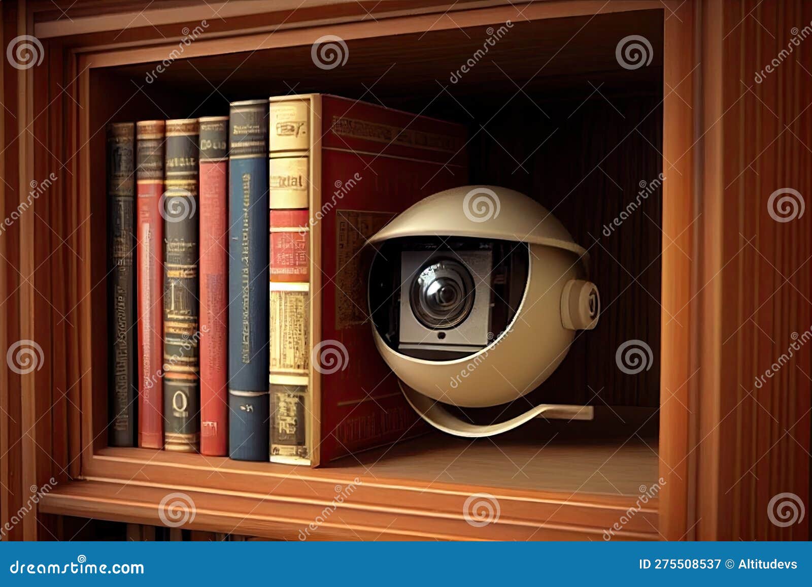 A Security Camera, Hidden in a Bookshelf, Captures Thieves Stealing ...