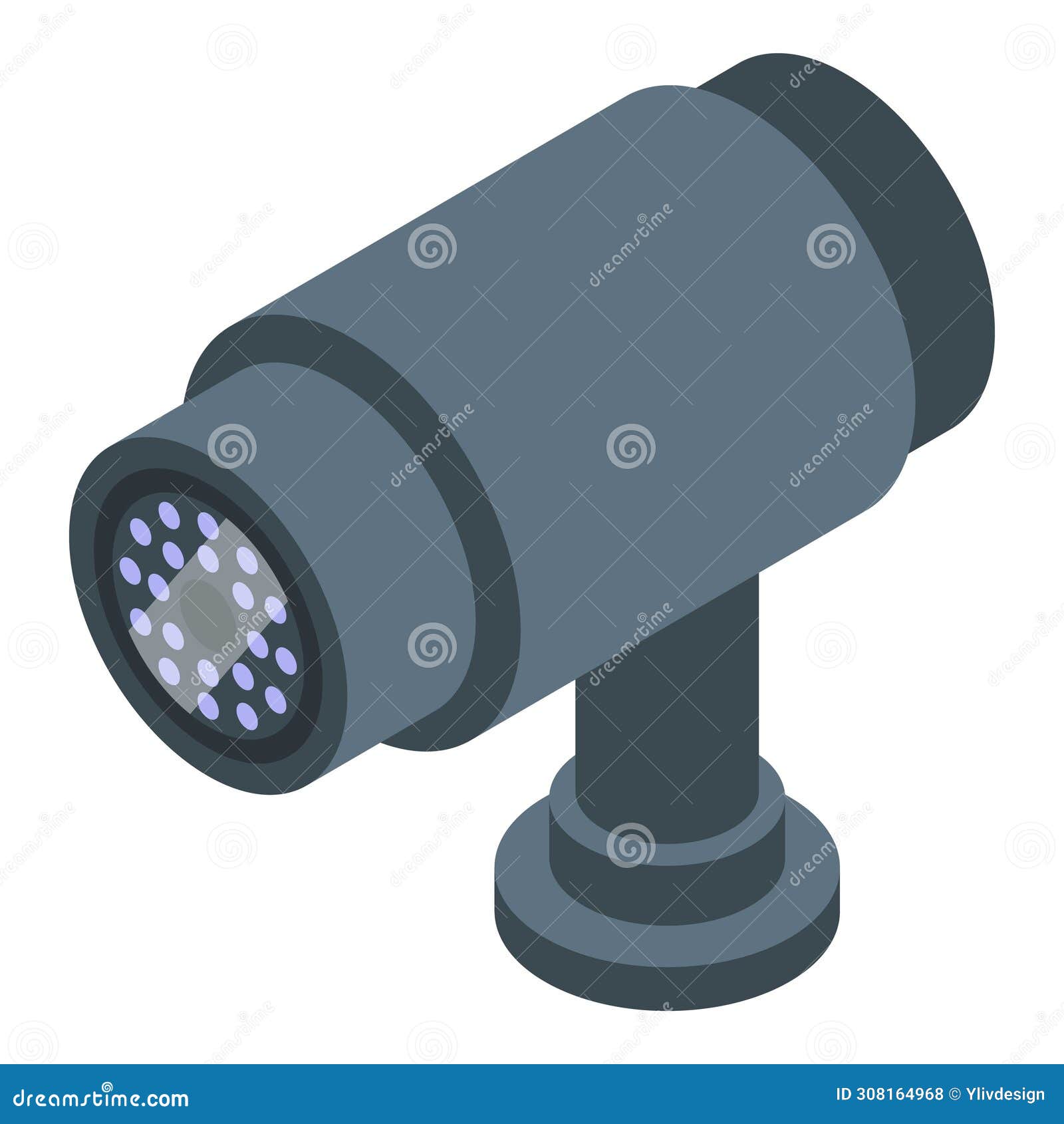 Security Camera Icon Isometric Vector. Self Service Check Stock ...
