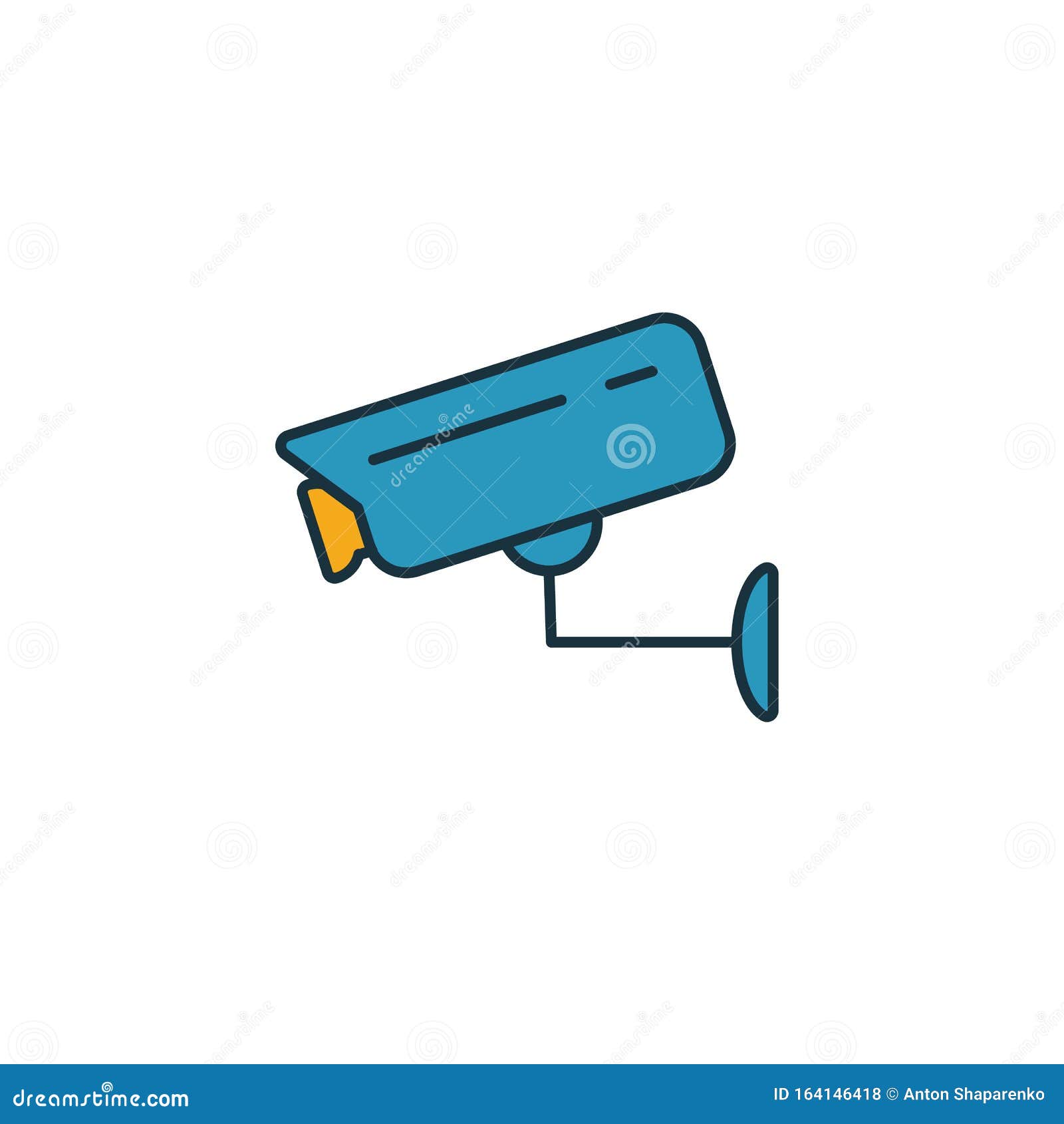 Security Camera Icon. Simple Element from Security Icons Collection ...