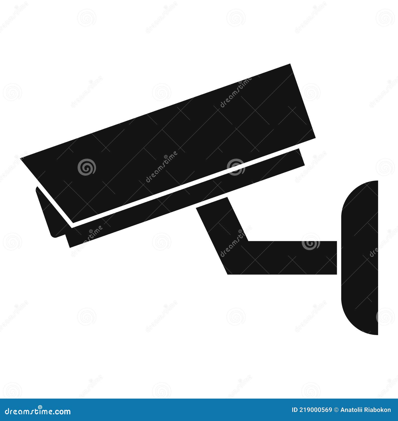 Security Camera Icon, Simple Style Stock Vector - Illustration of ...