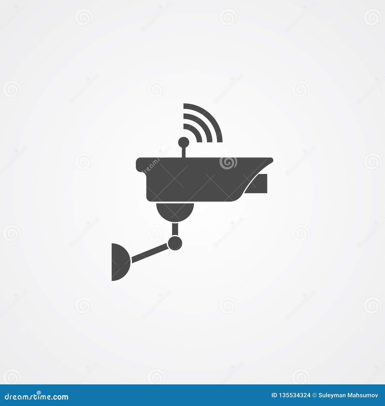 Security Camera Vector Icon Sign Symbol Stock Vector - Illustration of ...