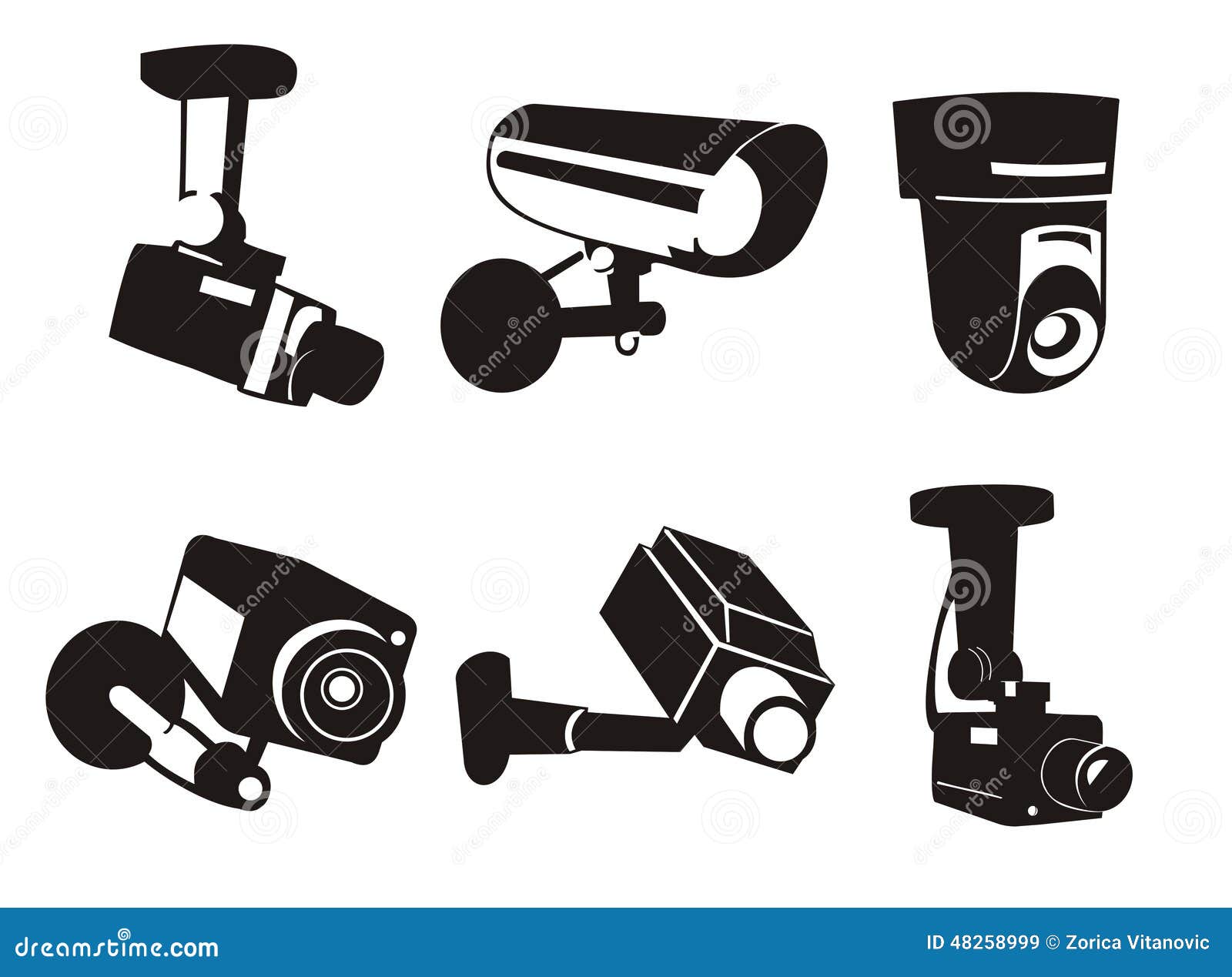 Security Camera Vector Security Camera Vector Icons Set. CCTV Camera ...