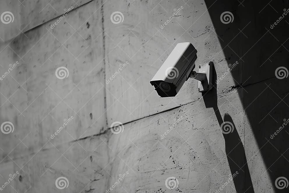Security Camera on the Inside Wall of a Building, Security on City ...