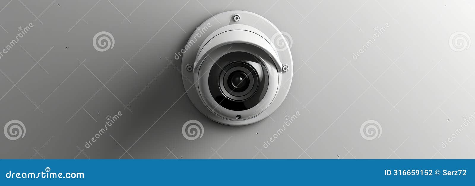 Security Camera on the Inside Wall of a Building, Security on City ...