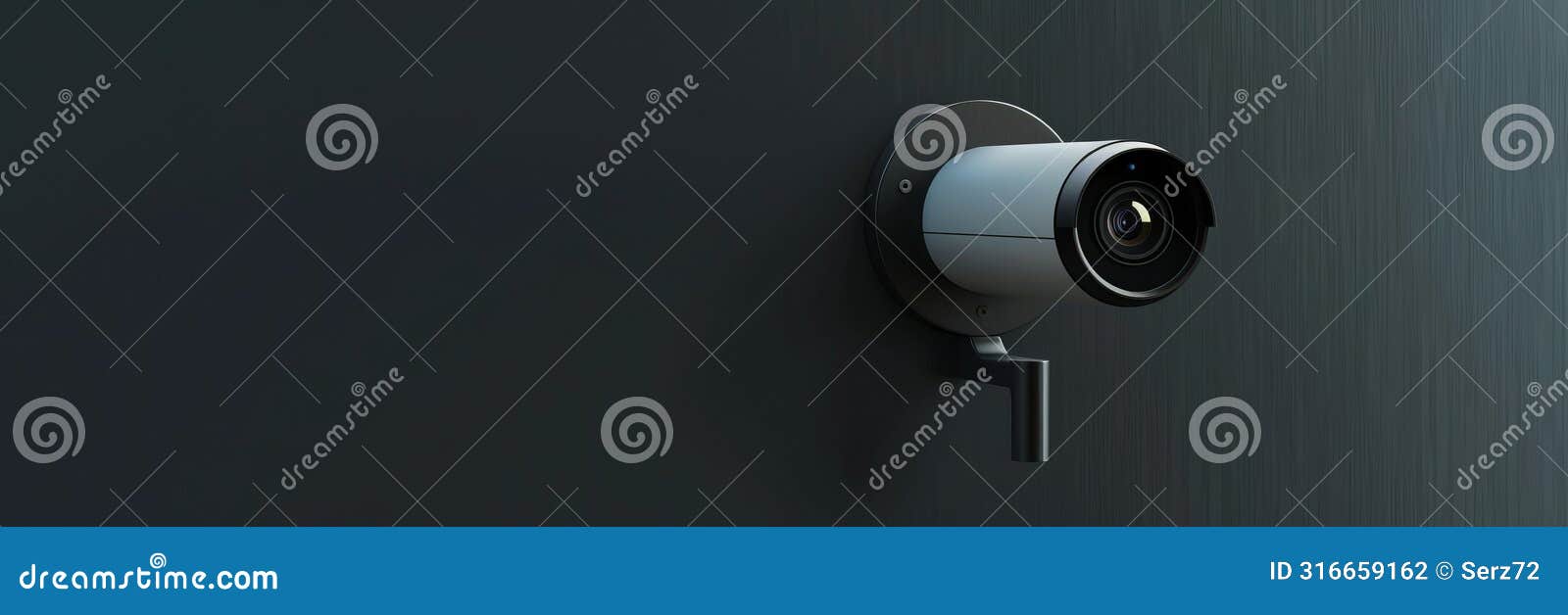 Security Camera on the Inside Wall of a Building, Security on City ...