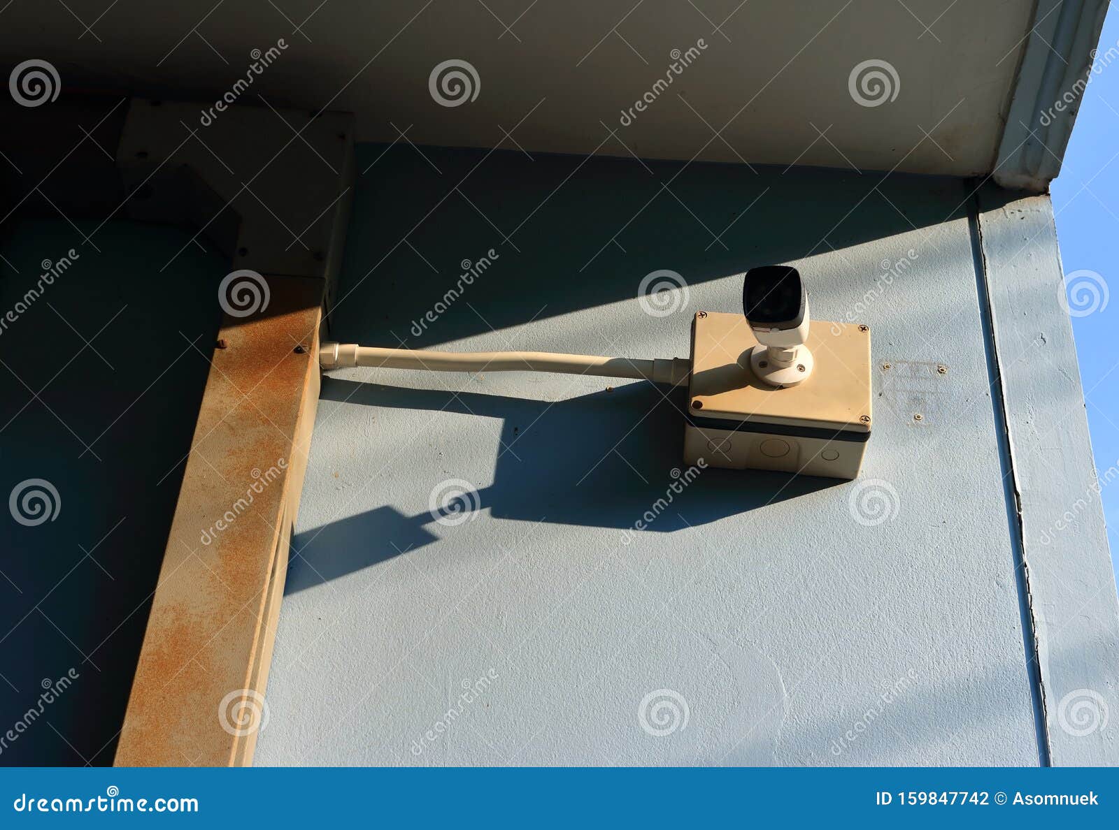 Cast a shadow stock photo. Image of house, cctv, building - 159847742