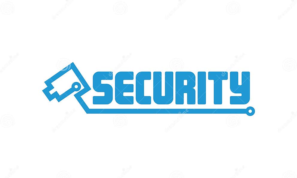 Security Camera Logo Design Stock Illustration - Illustration of ...