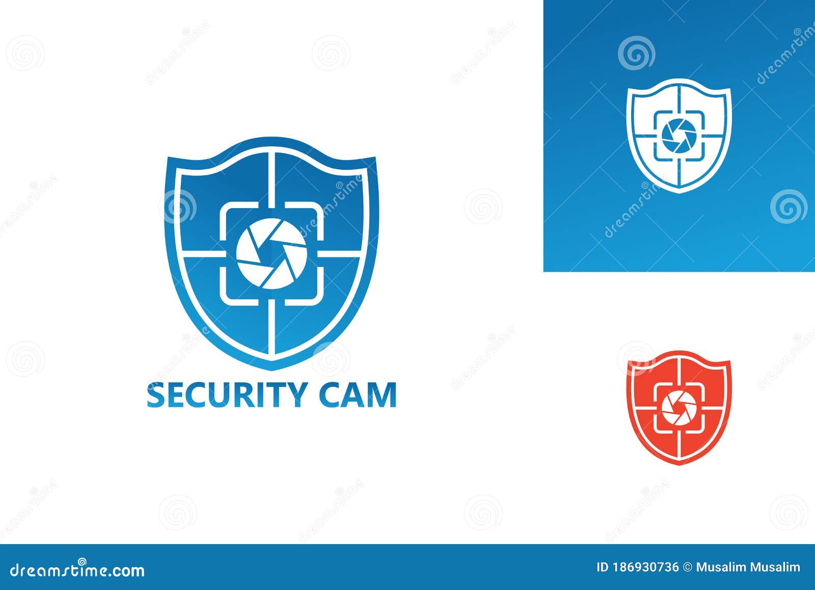 Security Camera Logo Template Design Vector, Emblem, Design Concept ...