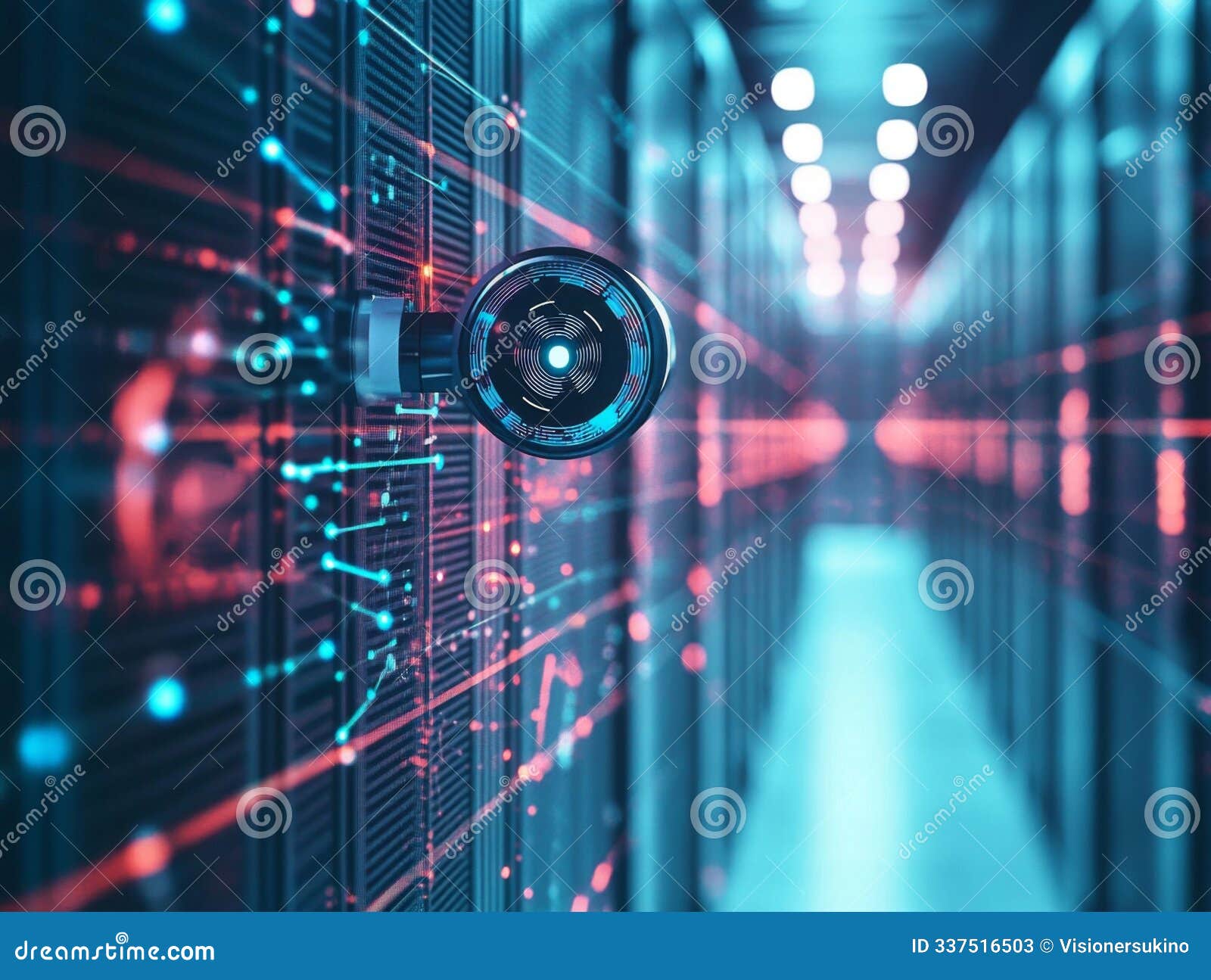 Monitoring Server Console Vector | CartoonDealer.com #329928517