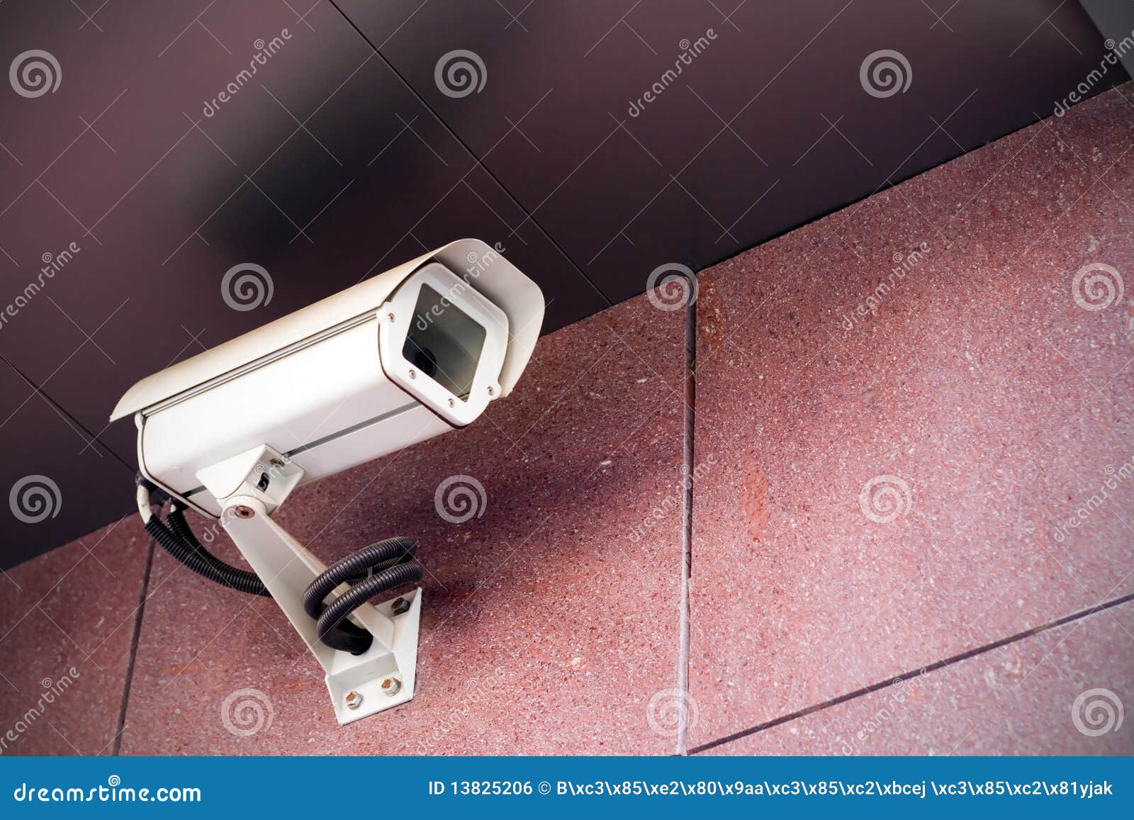 Security Camera on Office Building Stock Photo - Image of industry ...