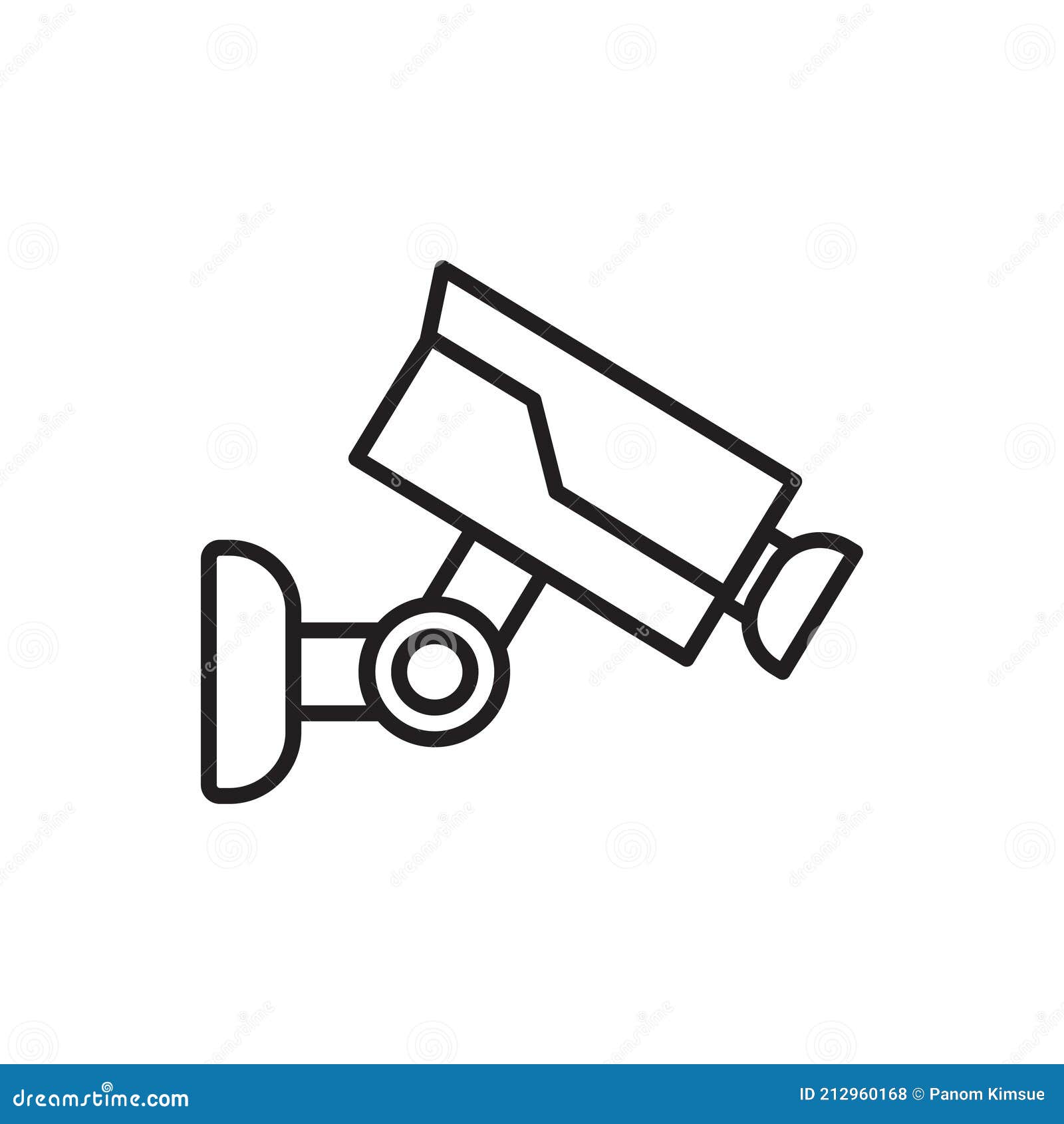 Security Camera Outline Icon Vector for Graphic Design, Logo, Web Site ...