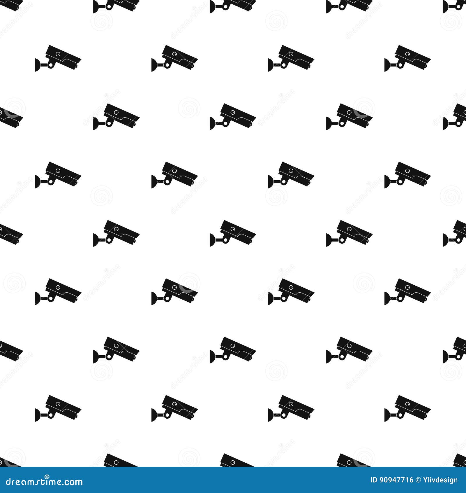 Security Camera Pattern Vector Stock Vector - Illustration of simple ...