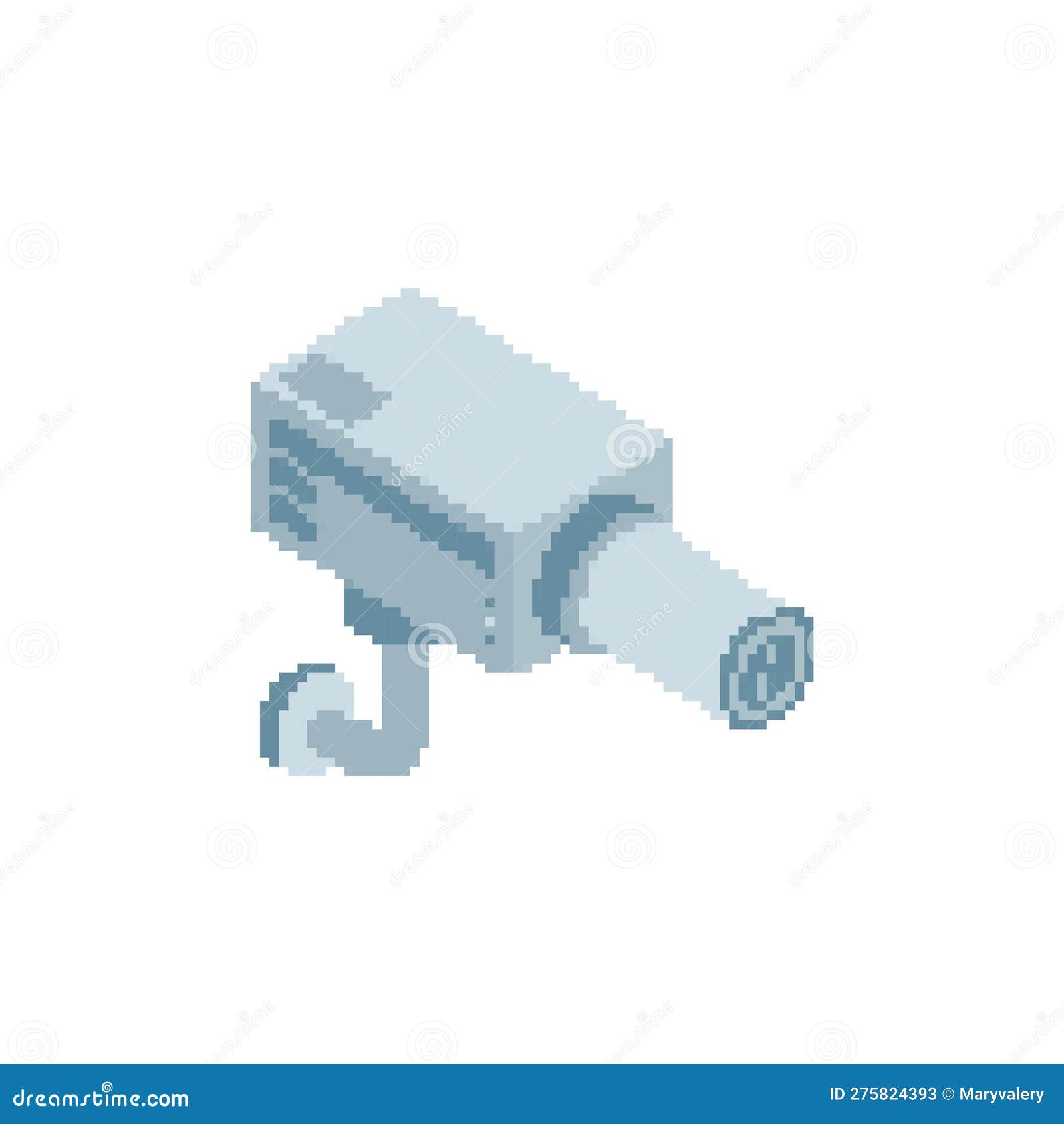 Security Camera Pixel Art. 8 Bit Videcam Pixelated. Vector Illustration ...