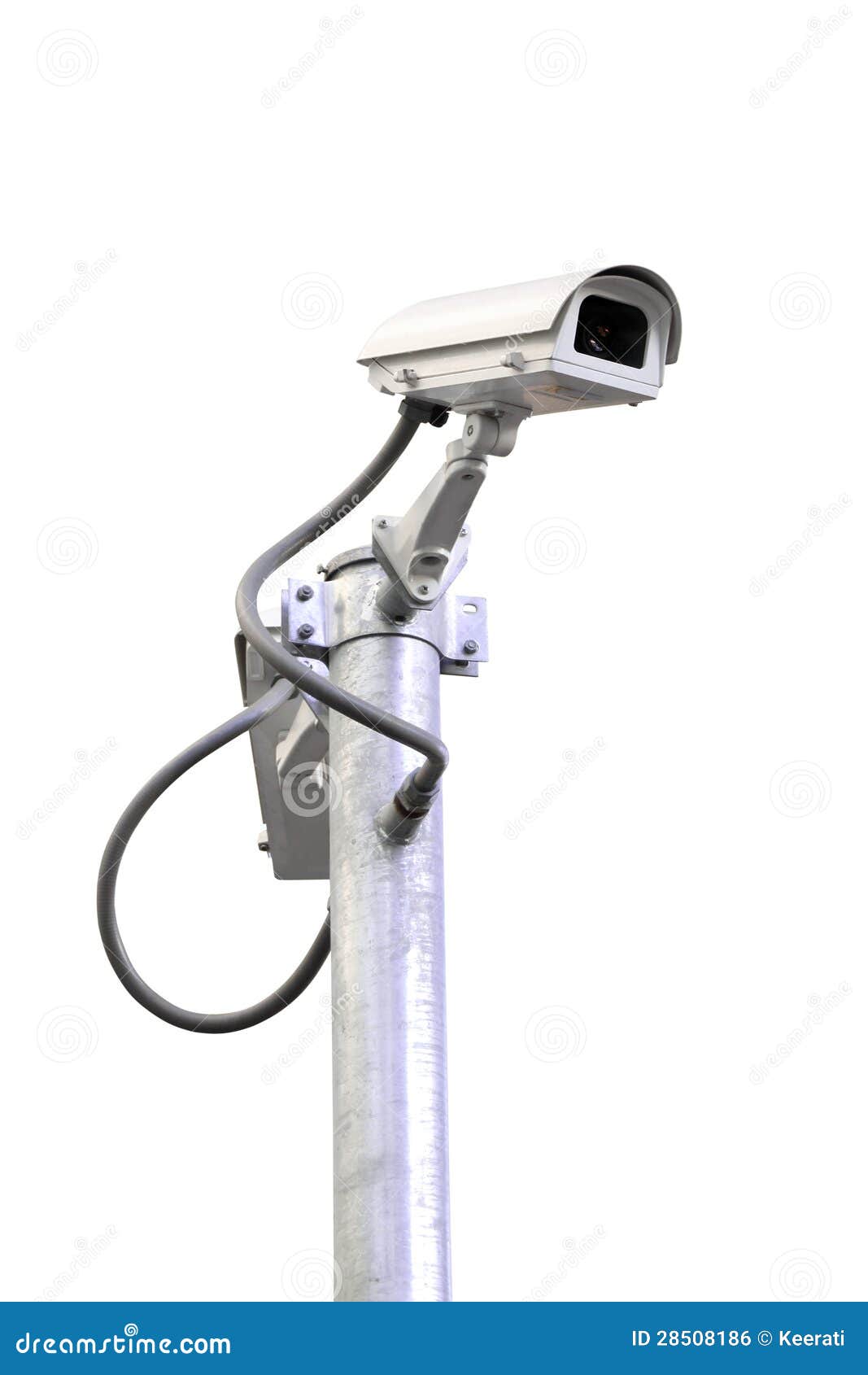 Security Camera Pole Royalty Free Stock Image - Image: 28508186