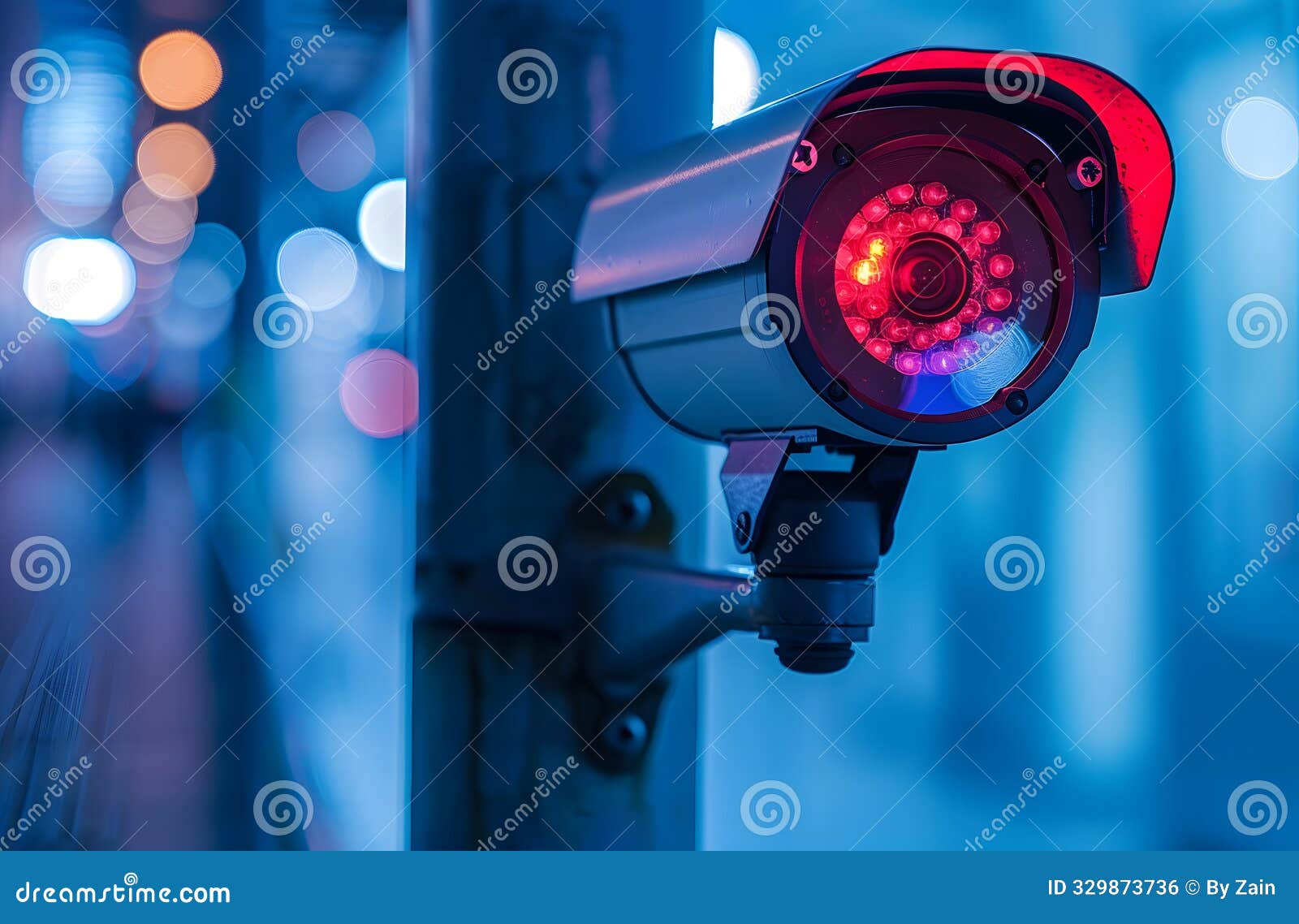 Security Camera with Red Light Flashing,security Surveillance Privacy ...