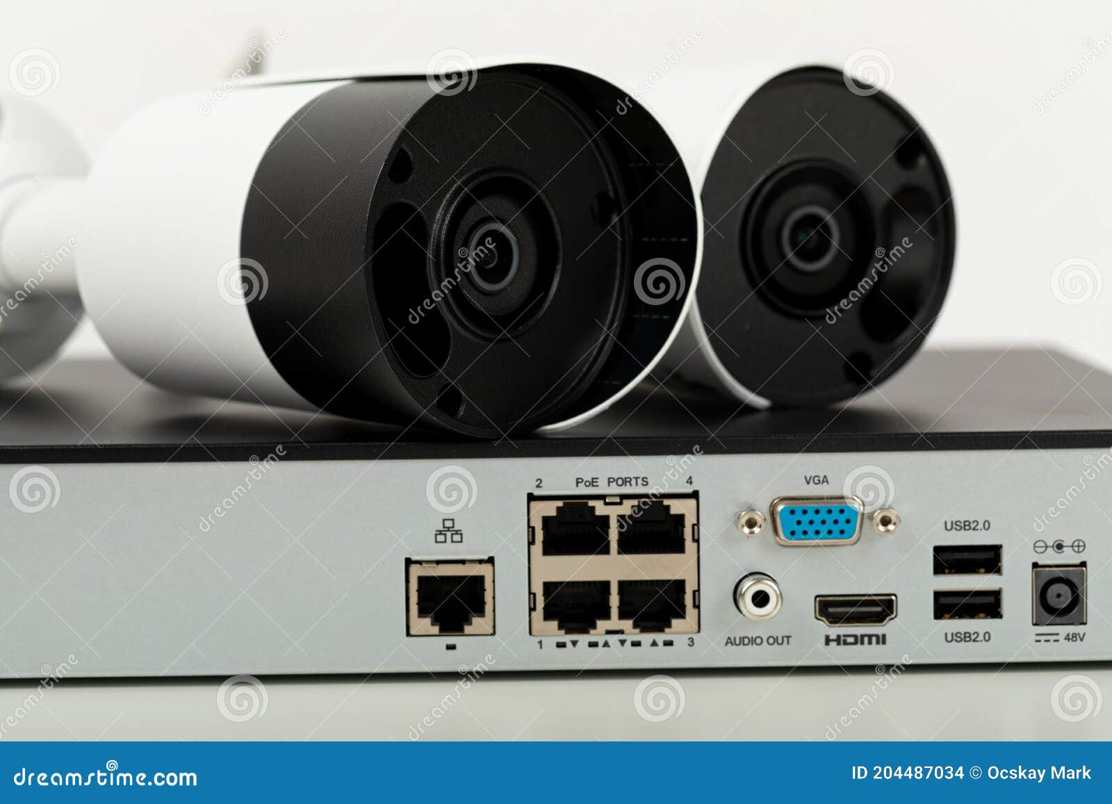 Security camera setup stock photo. Image of installing - 204487034