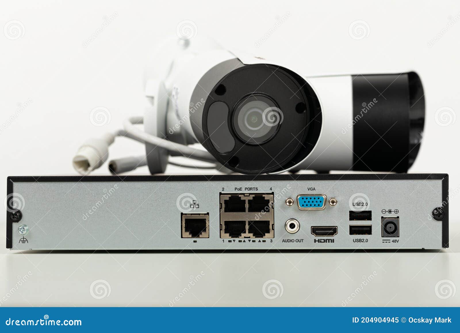 Security camera setup stock image. Image of private - 204904945