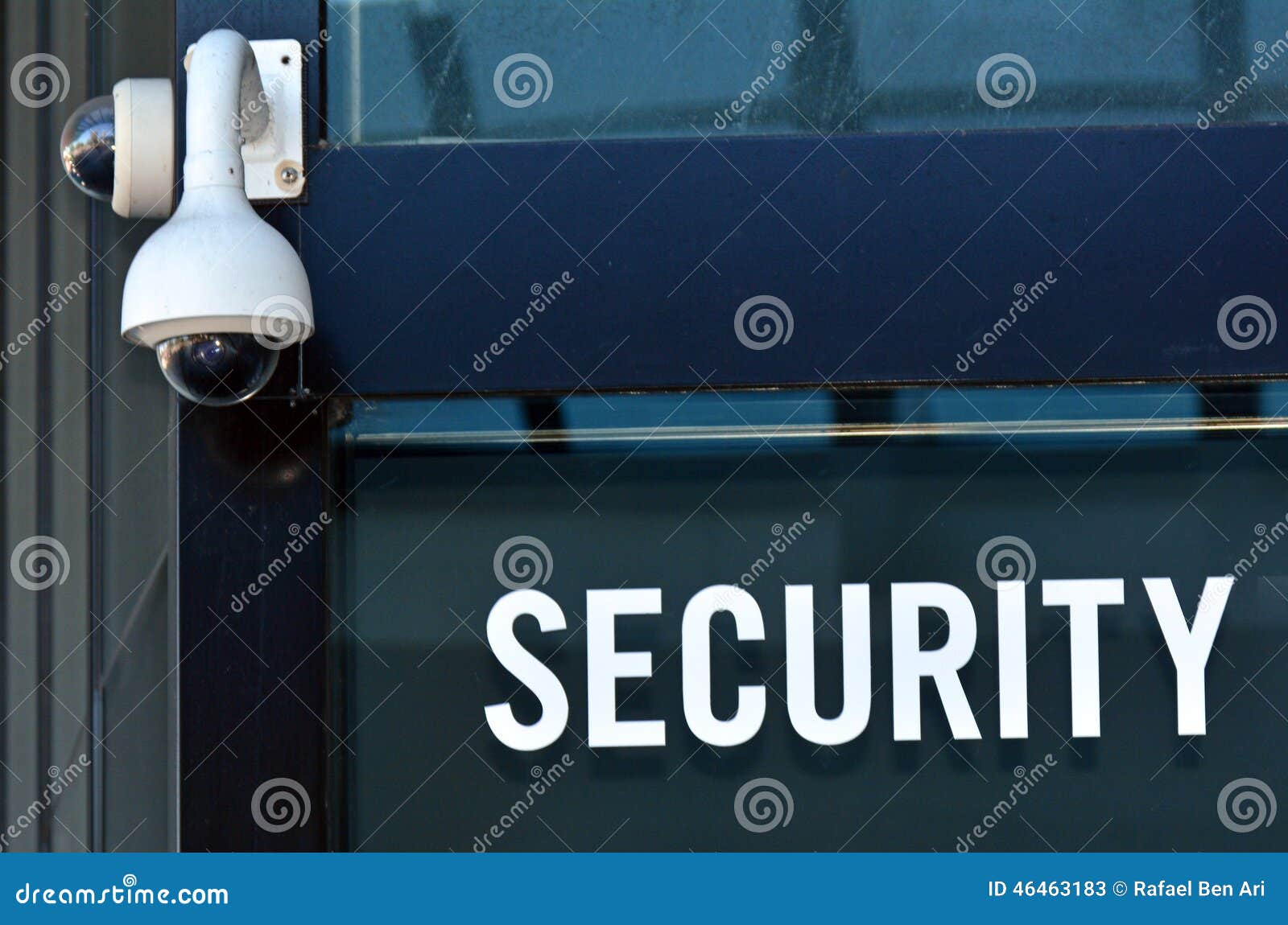 Security Camera and sign stock image. Image of control - 46463183