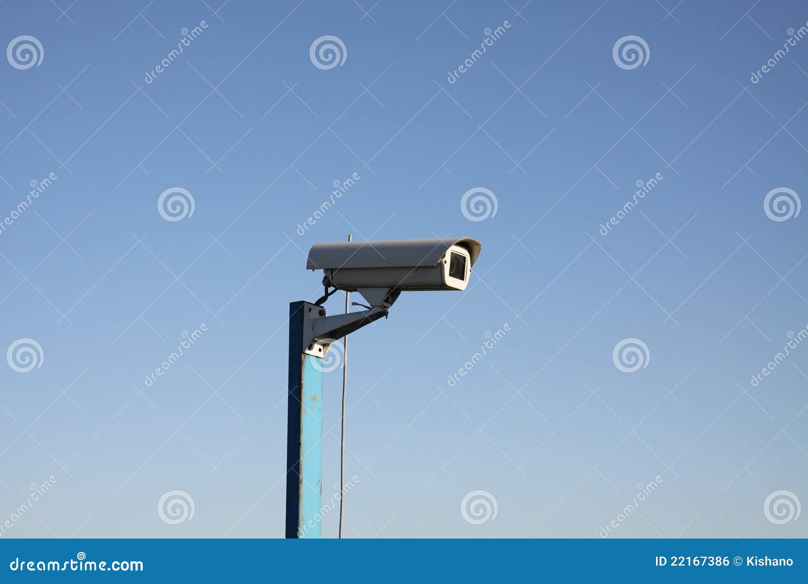 Security camera on stick stock photo. Image of glass - 22167386