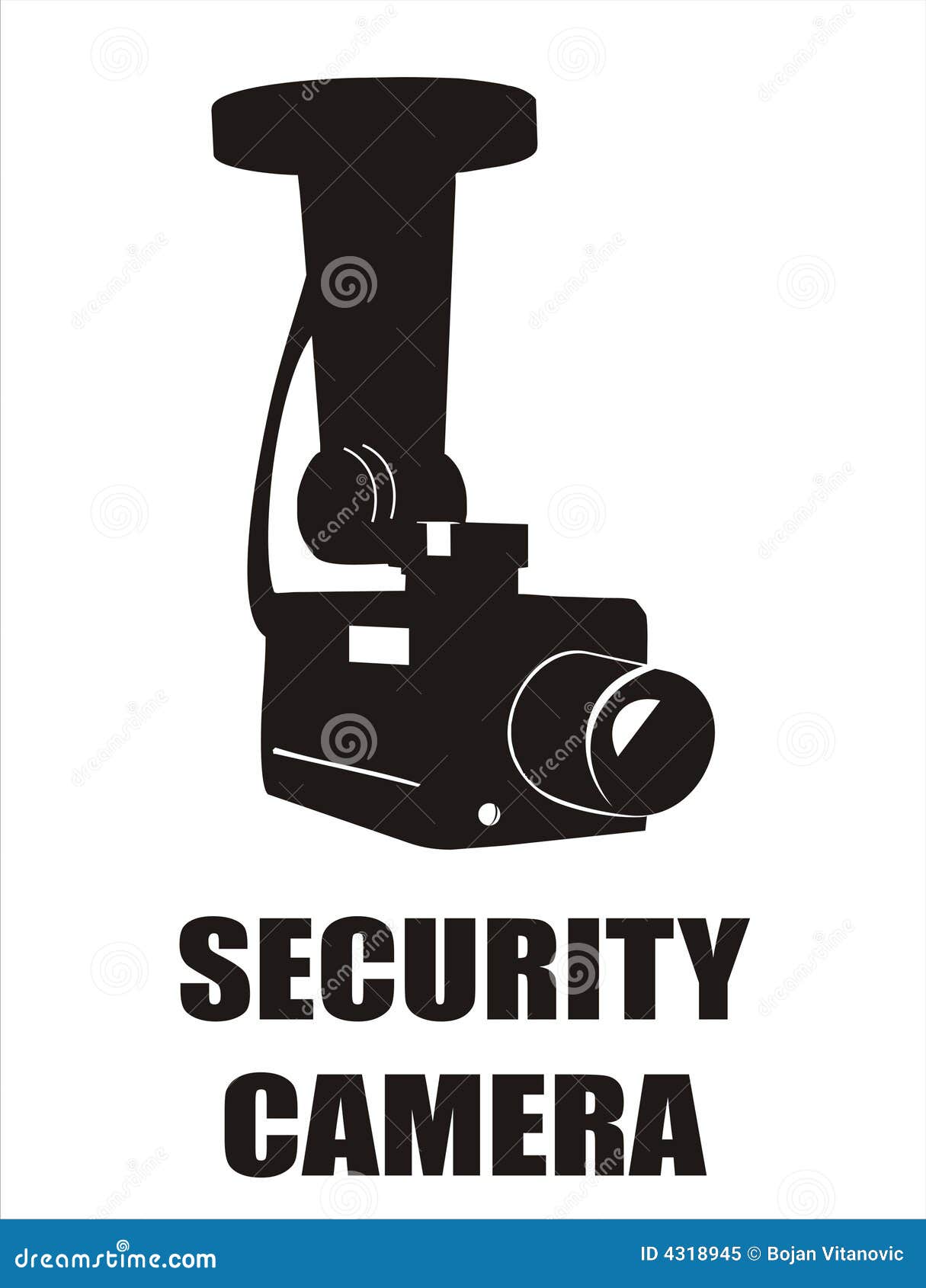 Security Camera + Vector File Stock Vector - Illustration of bodyguard ...