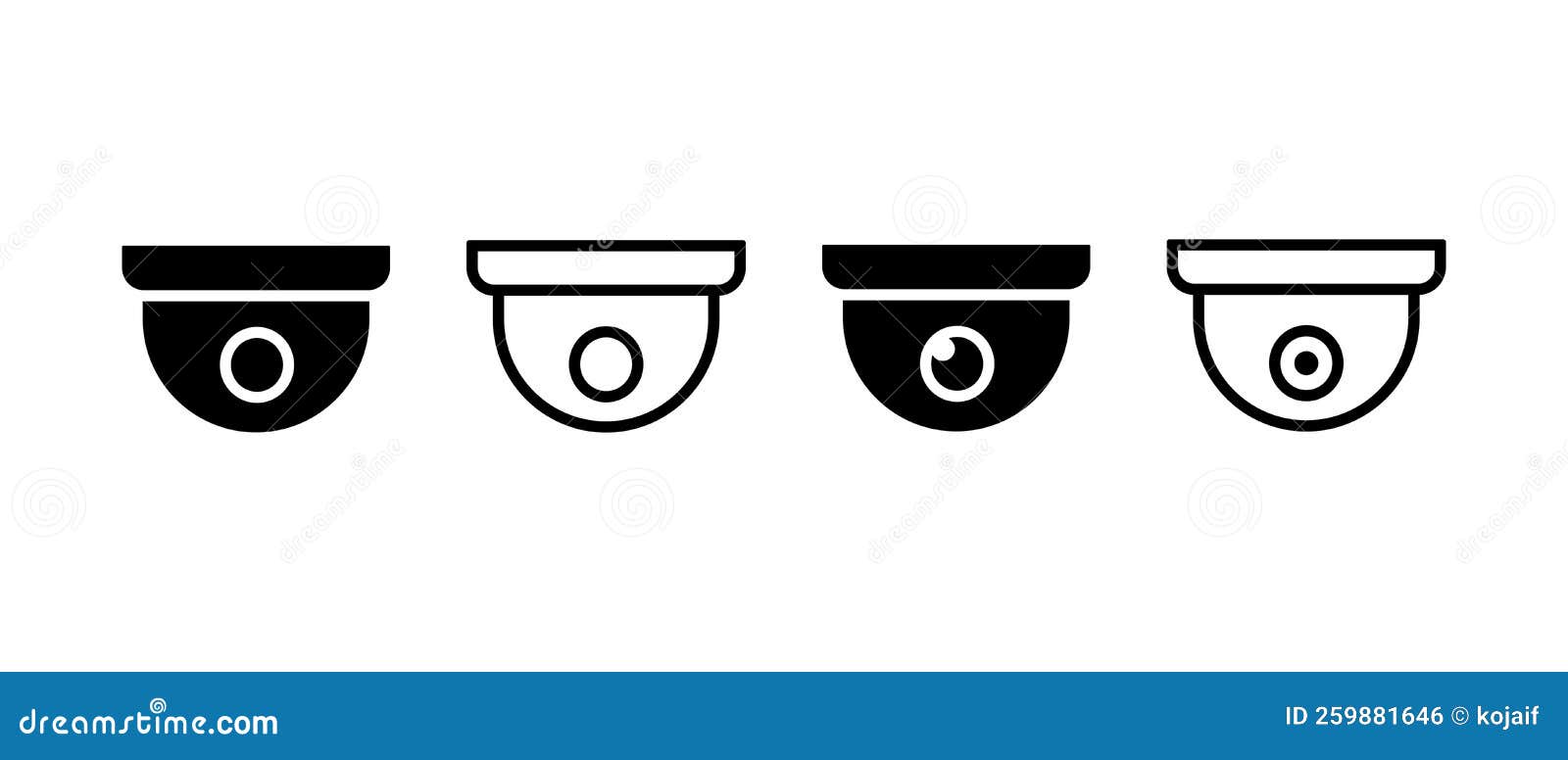 Security Camera Vector Security Camera Vector Icons Set. CCTV Camera ...