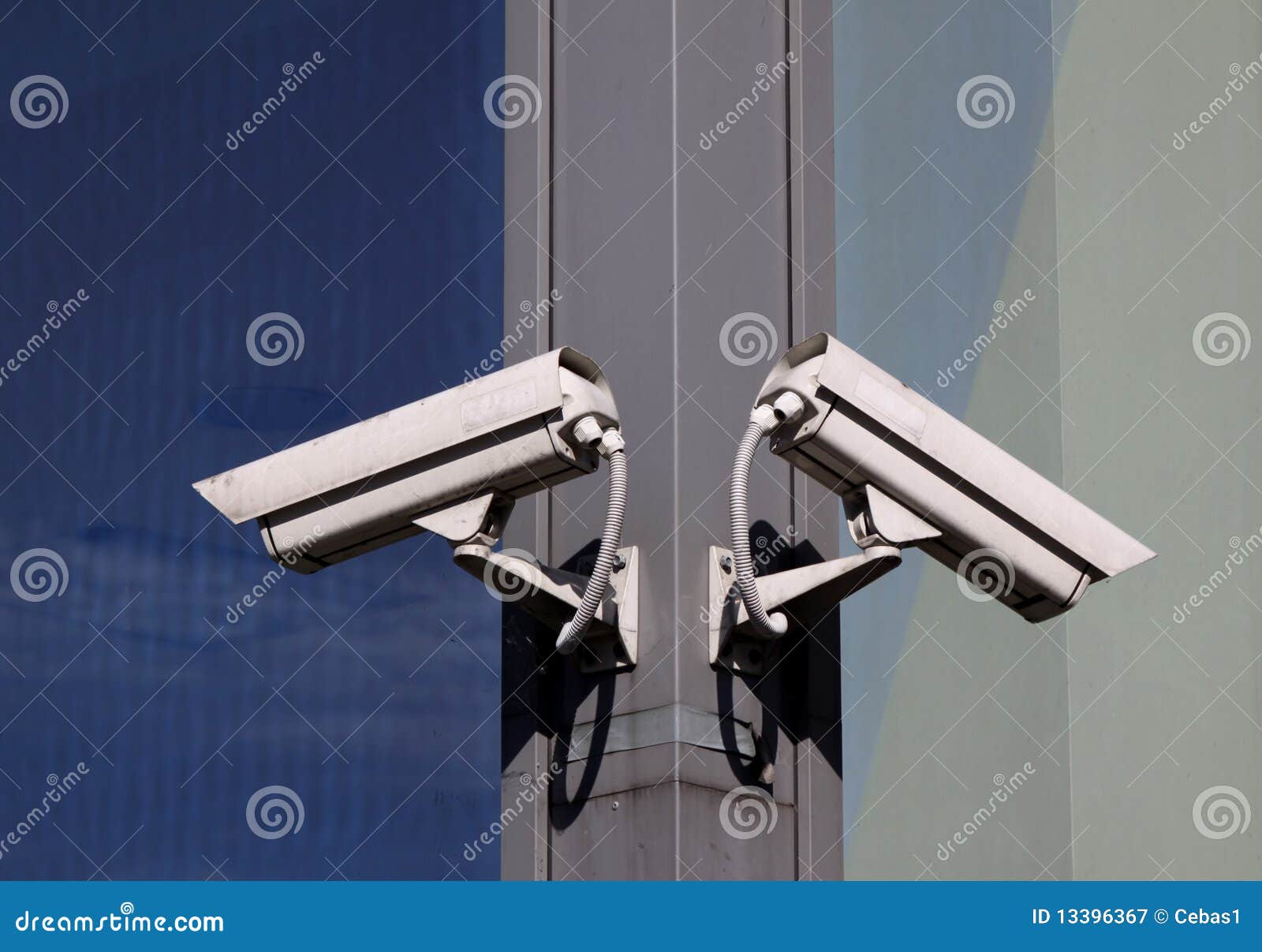 Security cameras stock image. Image of crime, cctv, equipment - 13396367
