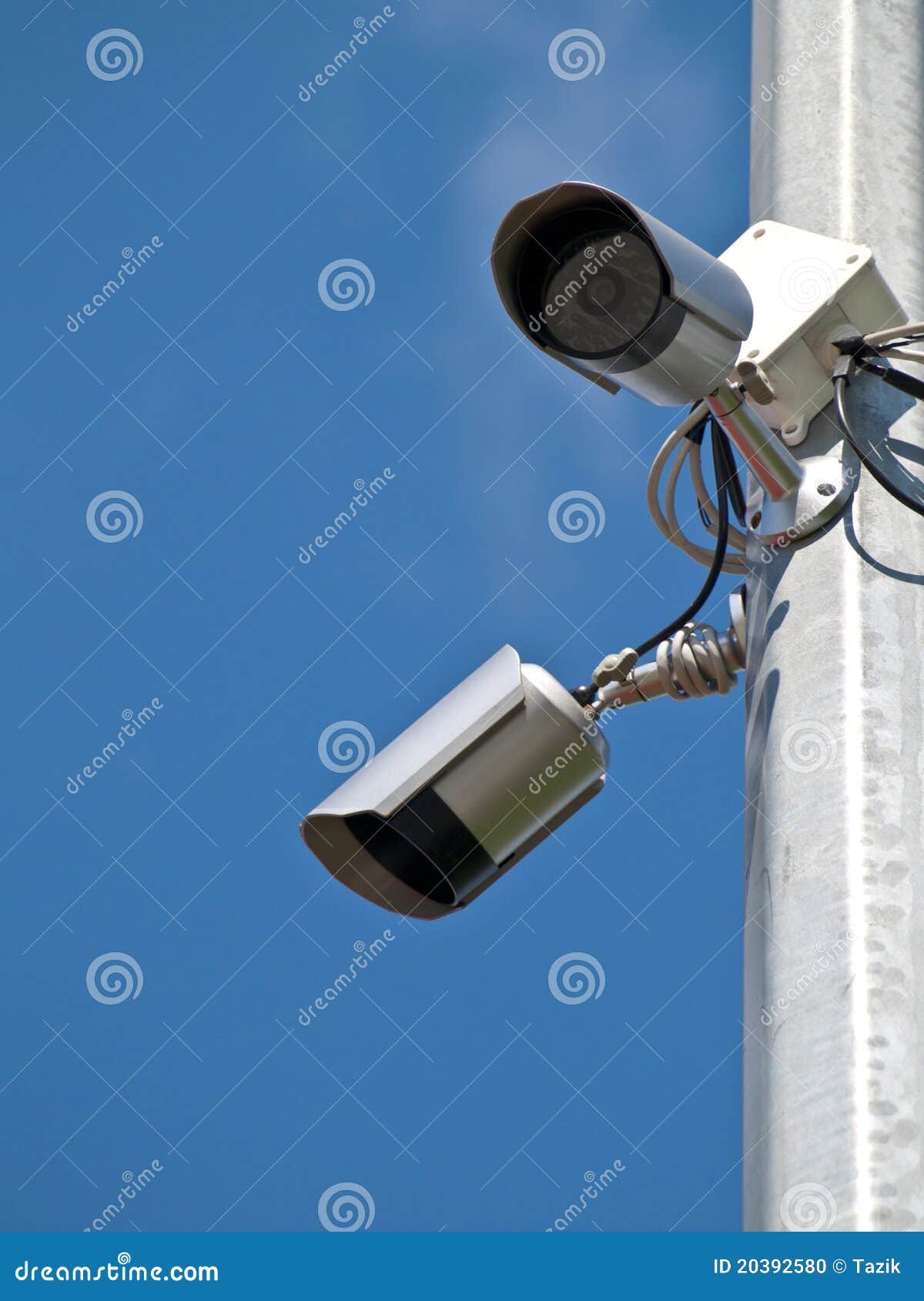 Security cameras stock photo. Image of watching, video - 20392580