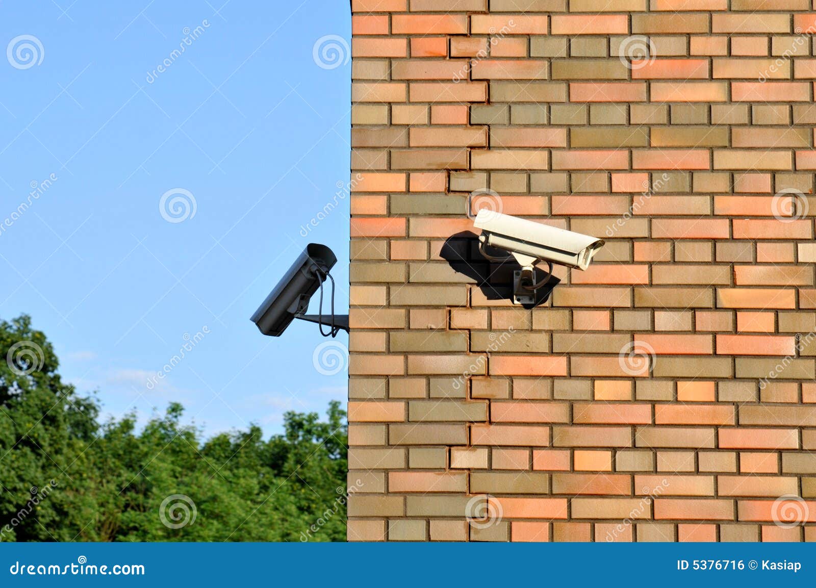 Security cameras stock photo. Image of closeup, prevent - 5376716