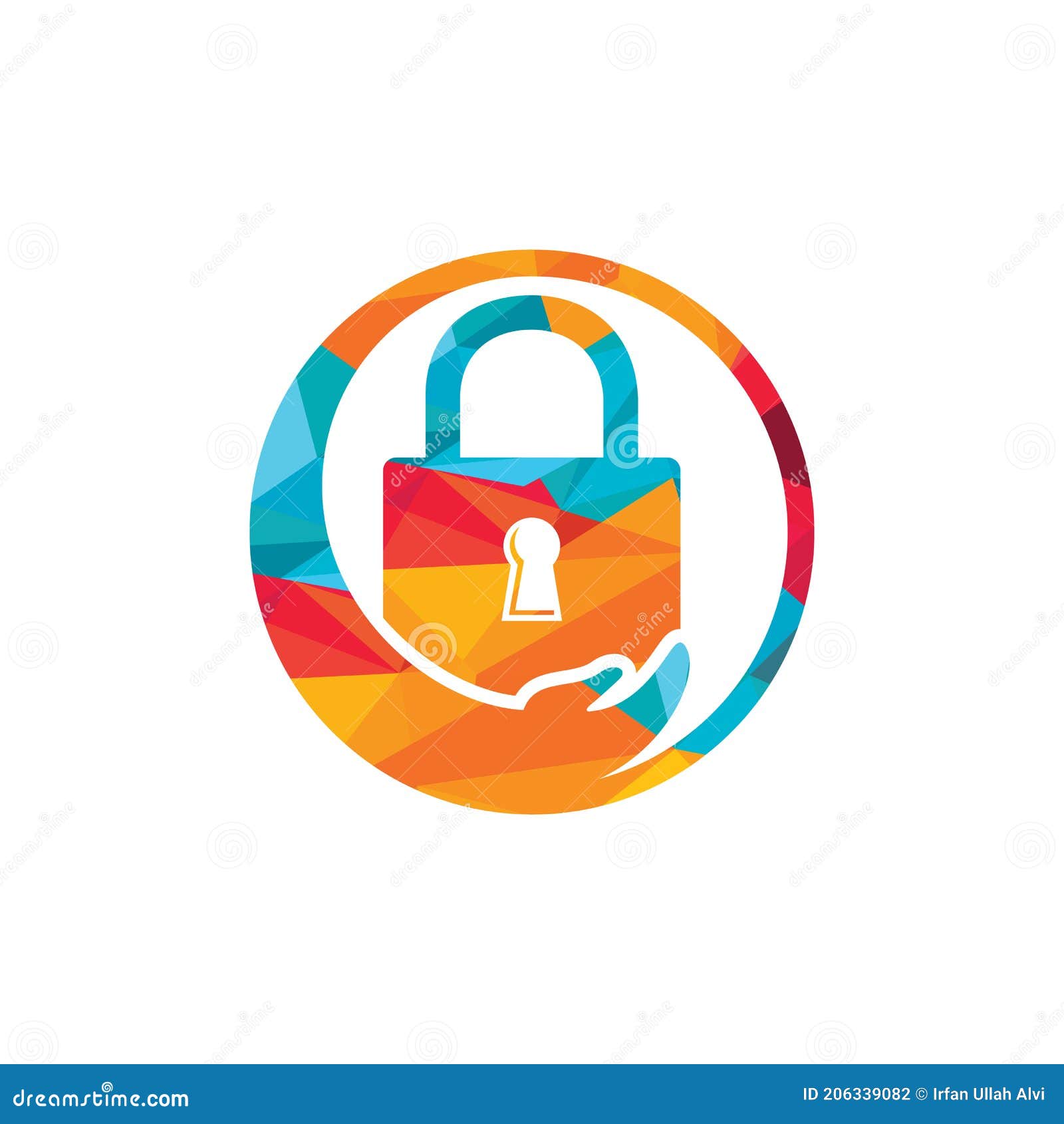 Security Care Vector Logo Design Template. Stock Vector - Illustration ...