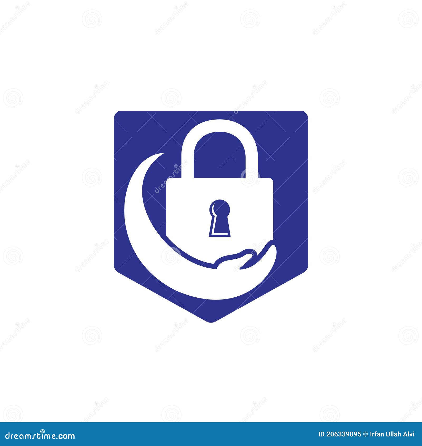 Security Care Vector Logo Design Template. Stock Vector - Illustration ...