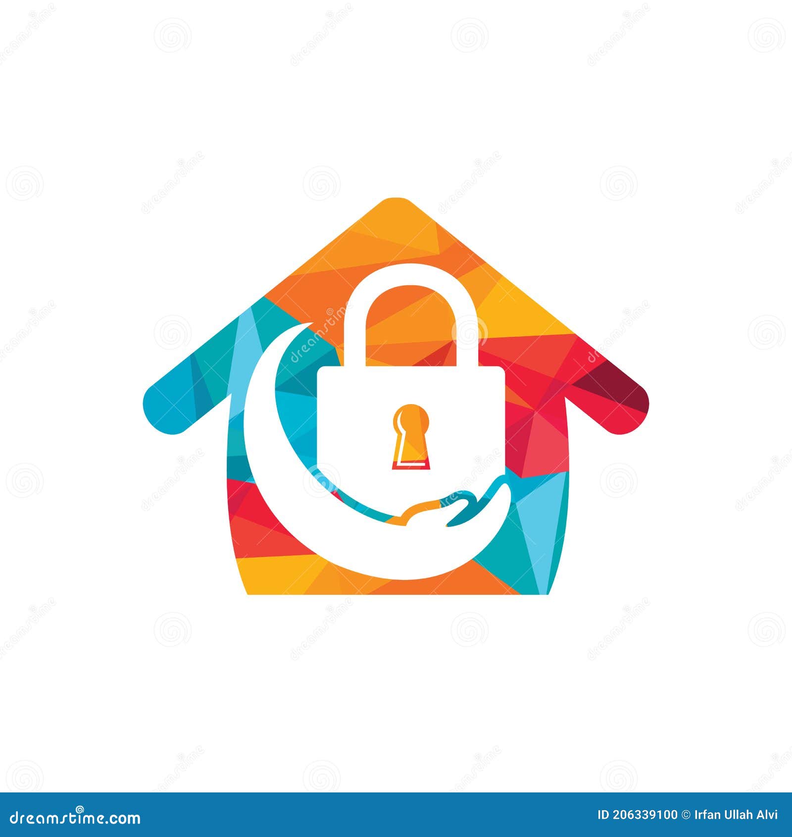 Security Care Vector Logo Design Template. Stock Vector - Illustration ...