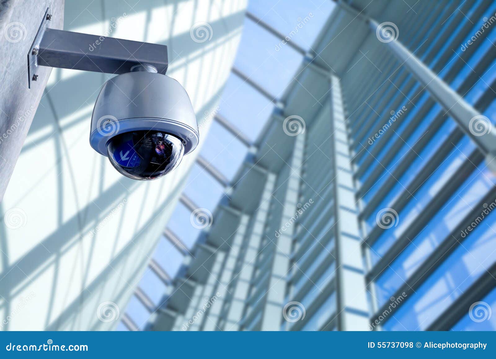 Security CCTV Camera in Office Building Stock Photo - Image of safety ...