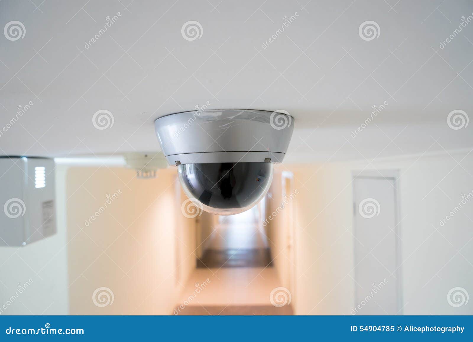 Security CCTV Camera in Office Building Stock Image - Image of secrecy ...