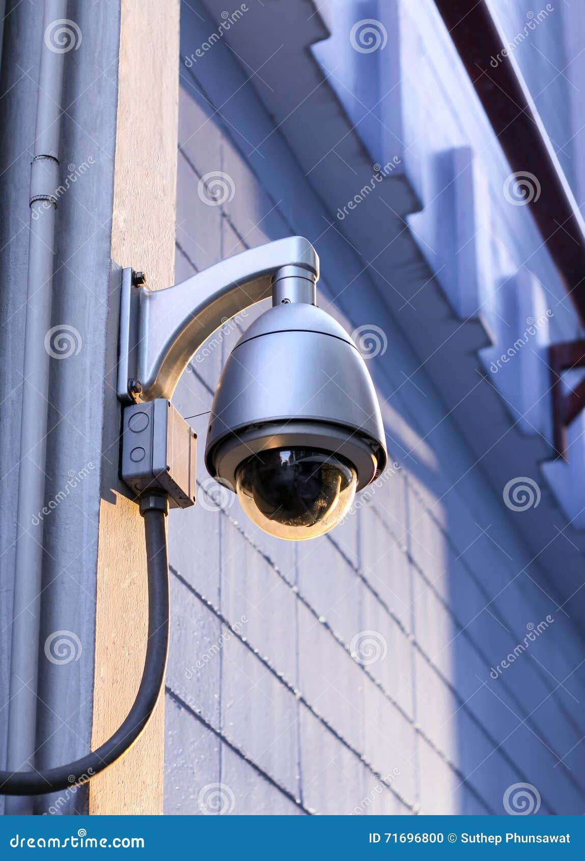 Security CCTV camera stock photo. Image of angle, occupation - 71696800