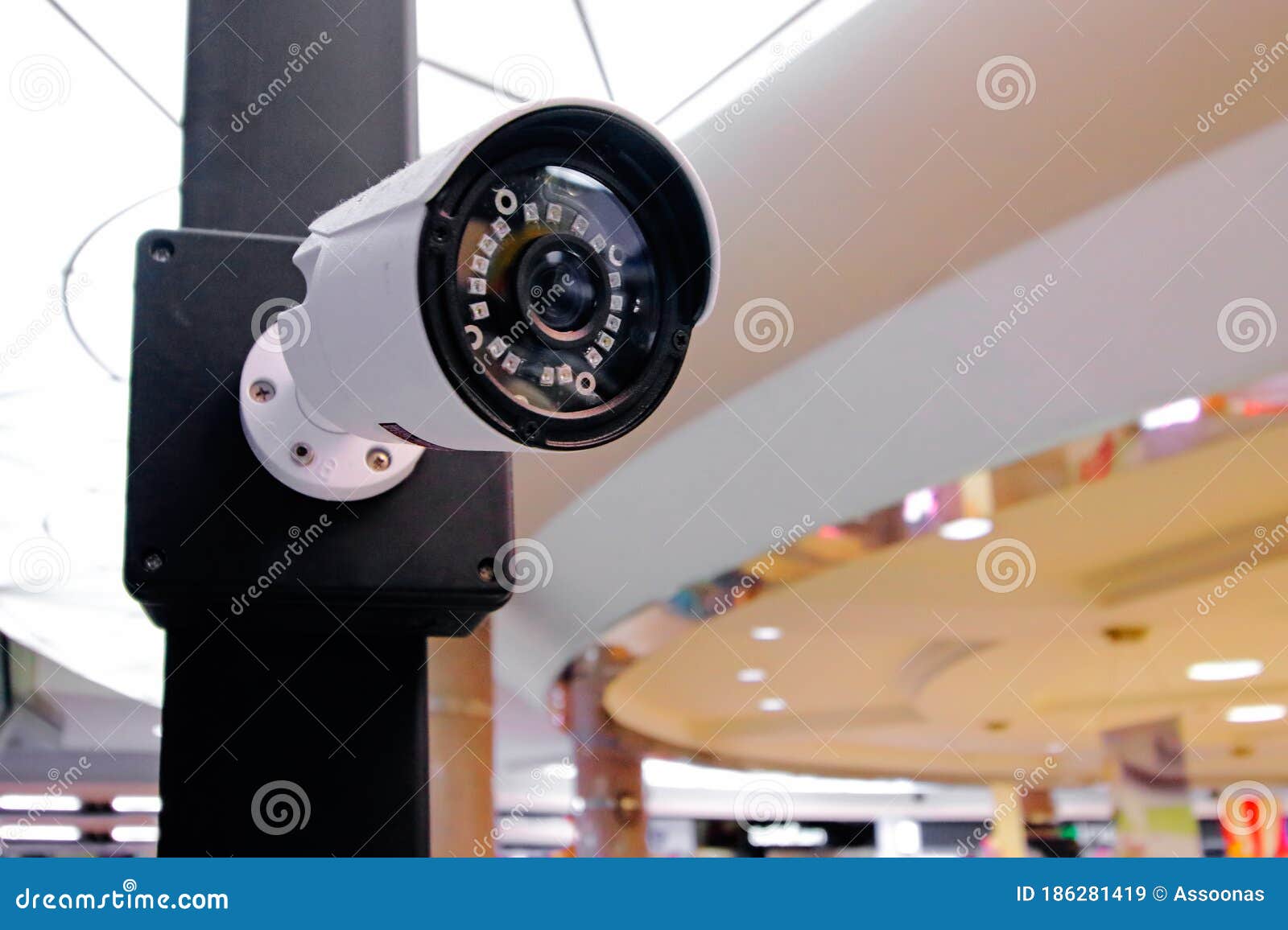 Security CCTV Camera or Surveillance System, Operating Inside the ...