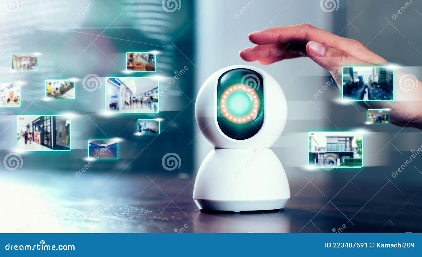 Security CCTV Camera, Surveillance Technology and Show Video Record on ...