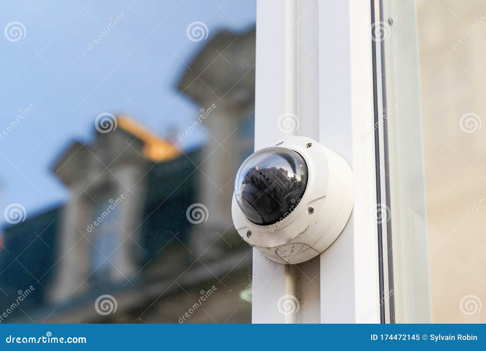 CCTV Camera, Binary Numbers And Office Background Editorial Photo ...