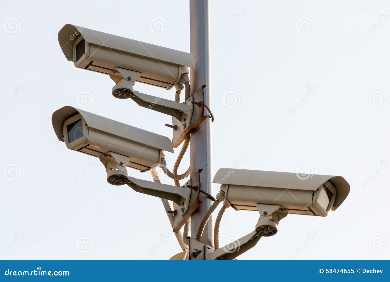 Security cctv cameras stock image. Image of safe, safety - 58474655