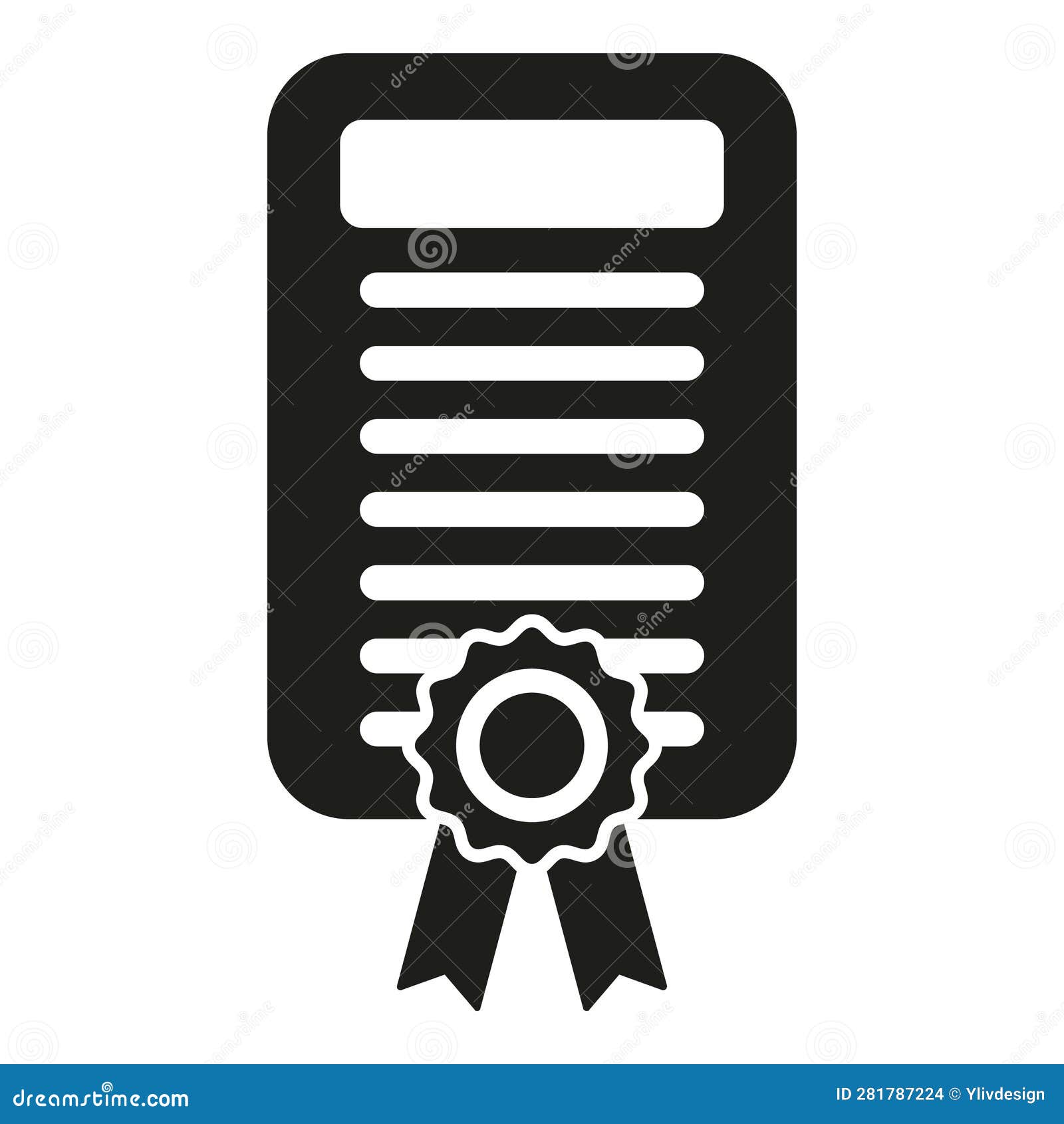 Security Certificate Icon Simple Vector. Business Policy Stock Vector ...