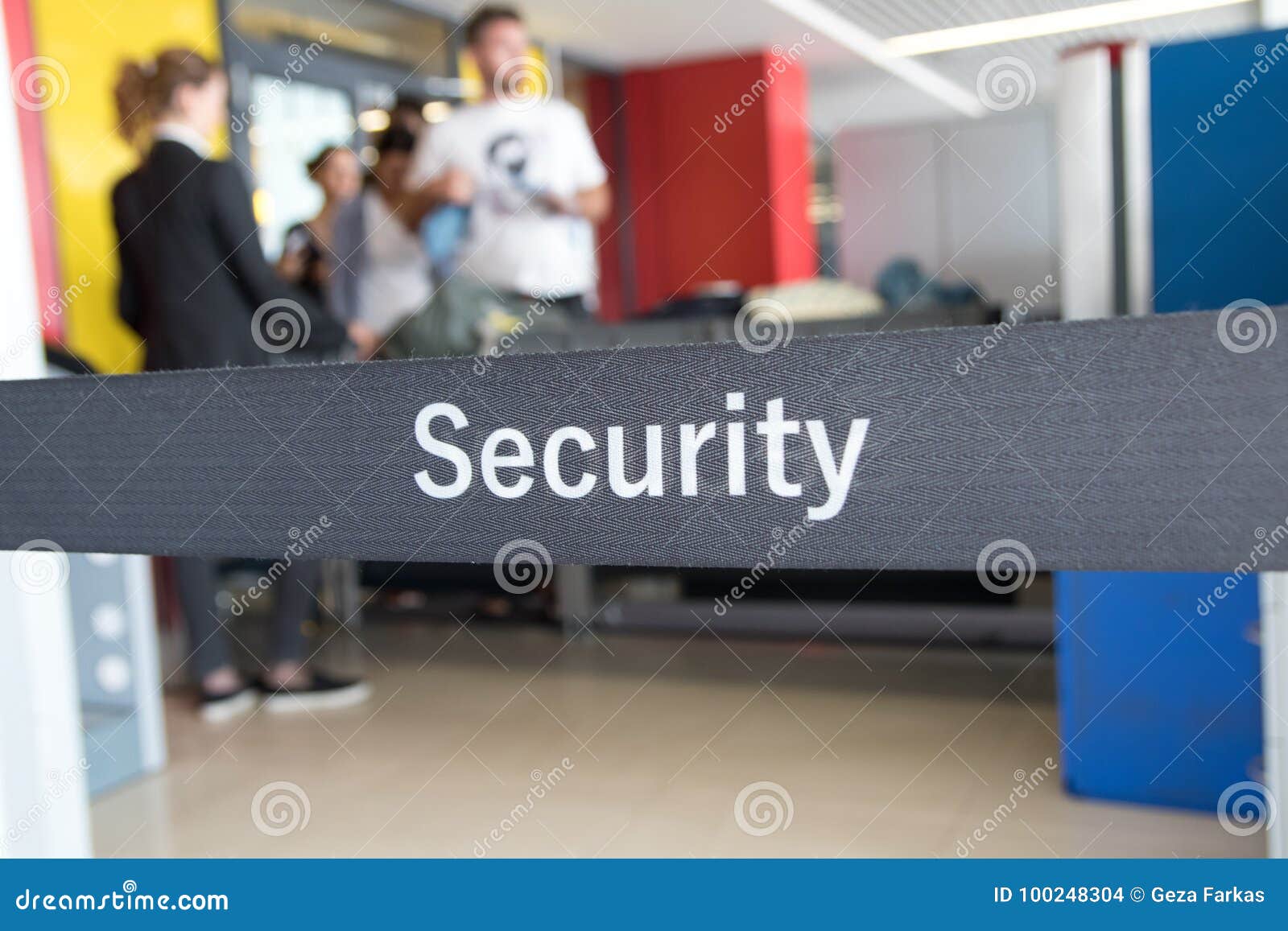 Security check in airport stock photo. Image of system - 100248304
