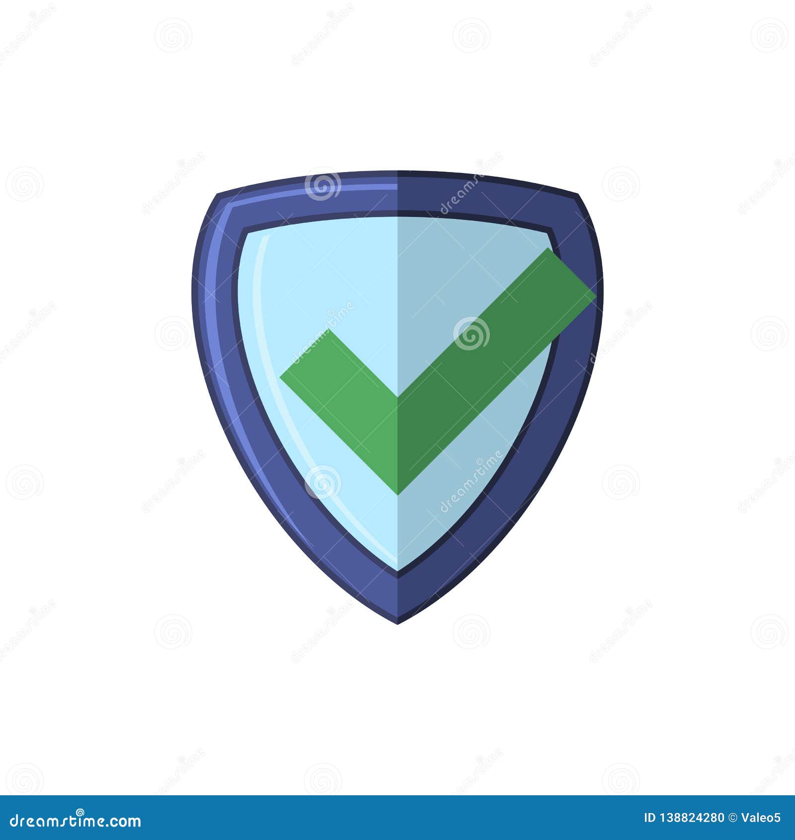 Security Check Icon, Shield Logotype, Protect Sign. Mark Approved Logo ...