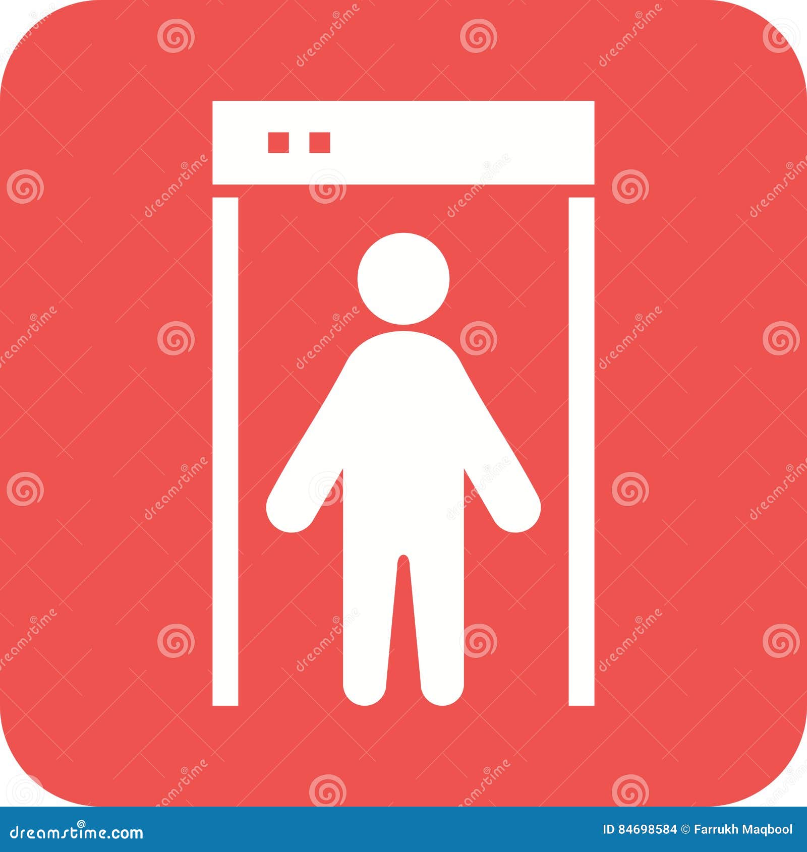 Security Check stock vector. Illustration of travel, entrance - 84698584